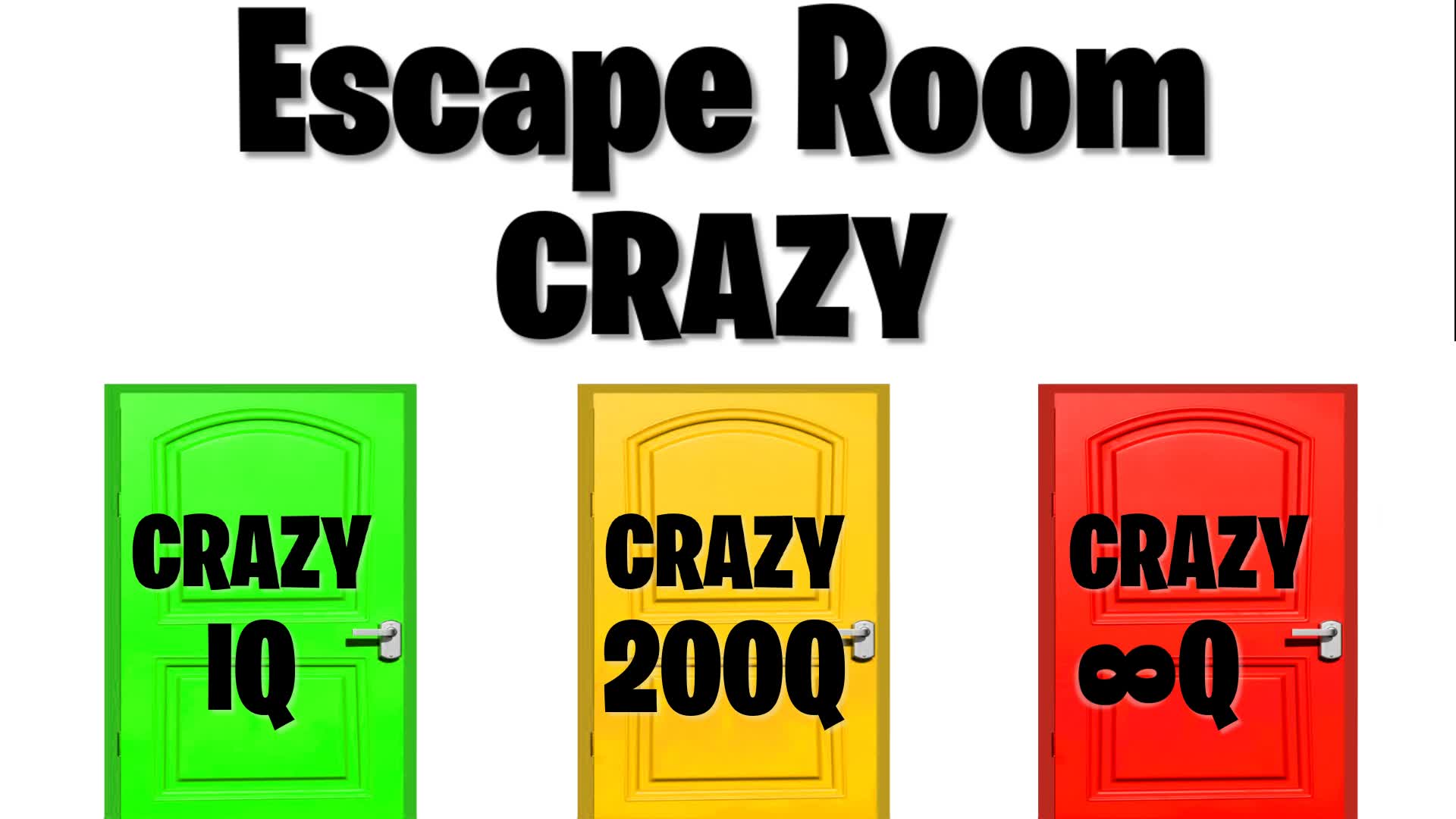 NEW Escape Room CRAZY 1256-7714-2715 by forgeuefn - Fortnite Creative Map Code - Fortnite.GG
