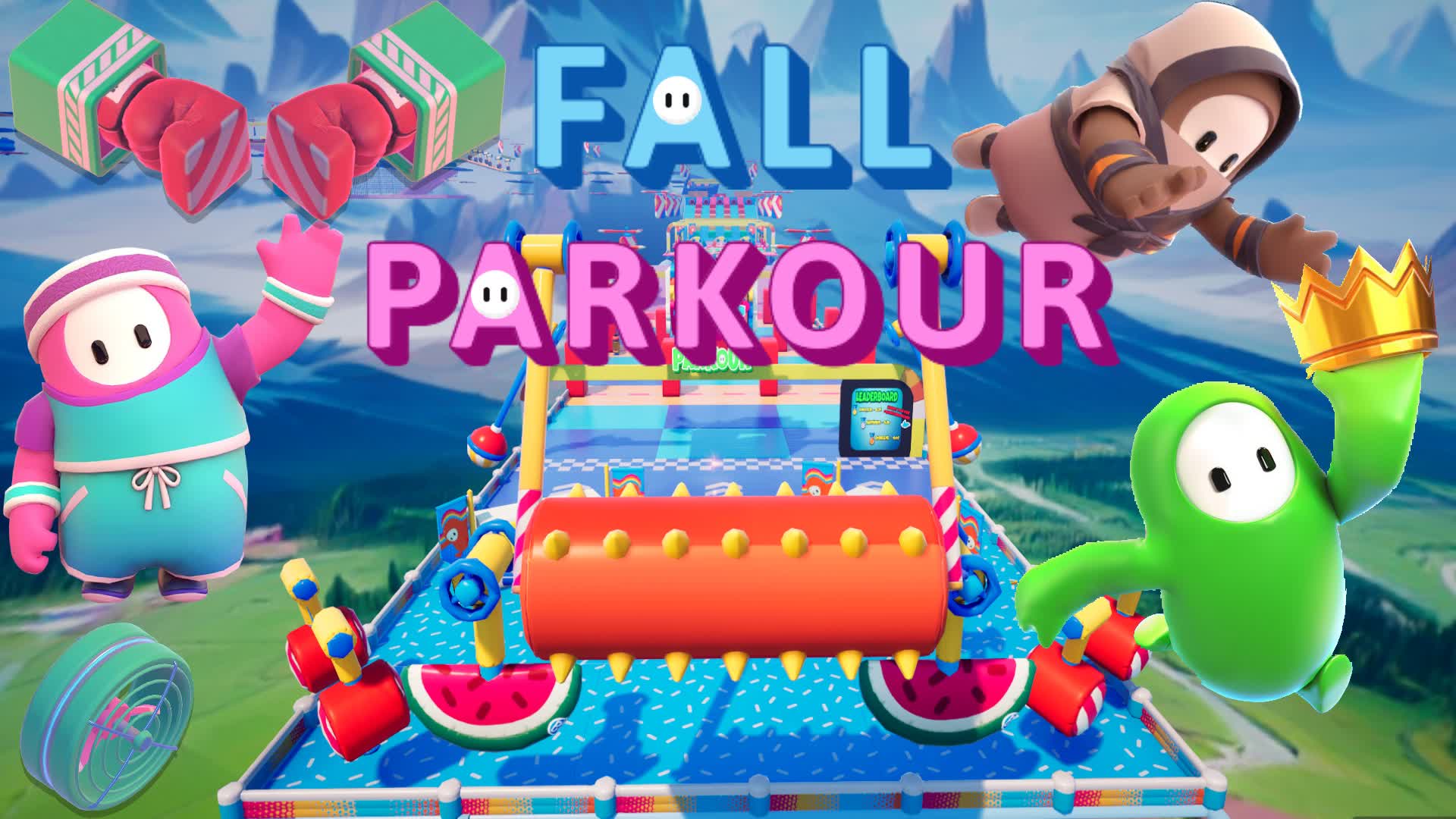Fall Guys Frenzy Parkour 9234-3138-0850 by quantum-horizon - Fortnite Creative Map Code ...