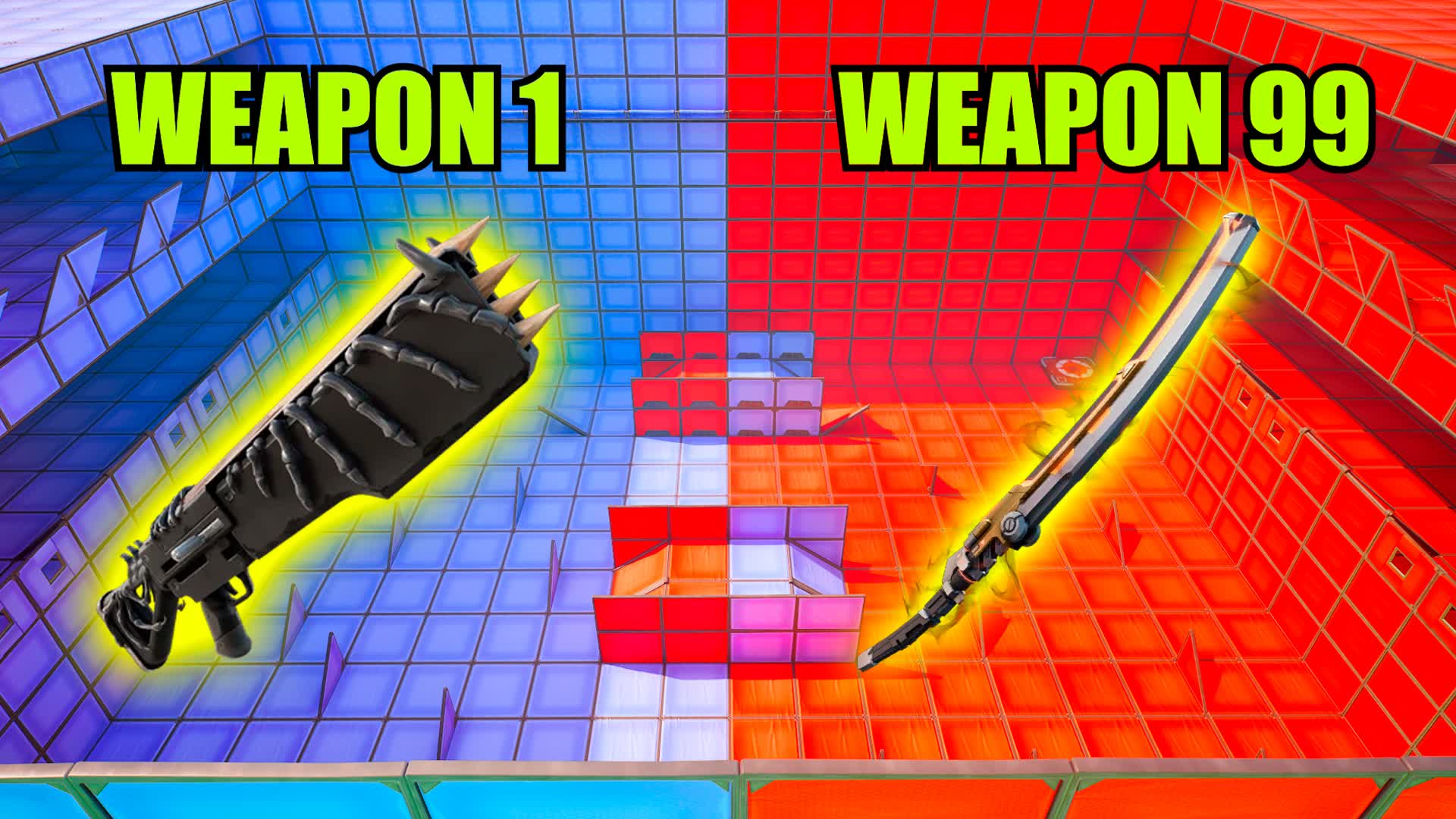 🆕RED VS BLUE GUN GAME 9249-4341-4897 by xyrisol - Fortnite Creative Map ...