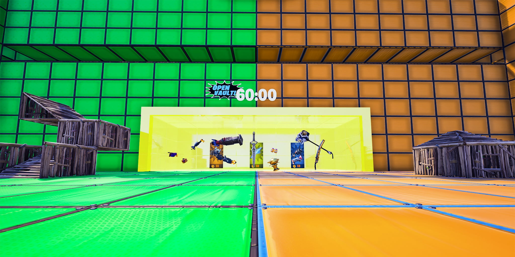 MEGA GREEN VS ORANGE HEROES🔴🔵 6132-1466-4614 by whaleyxp - Fortnite ...