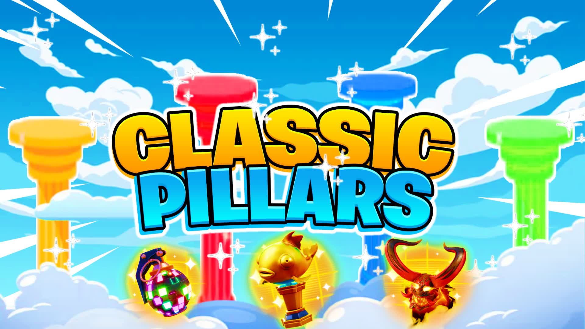 🏛️ Classic Pillars - الاعمدة 👑 3437-4426-4437 by brko - Fortnite Creative Map Code - Fortnite.GG