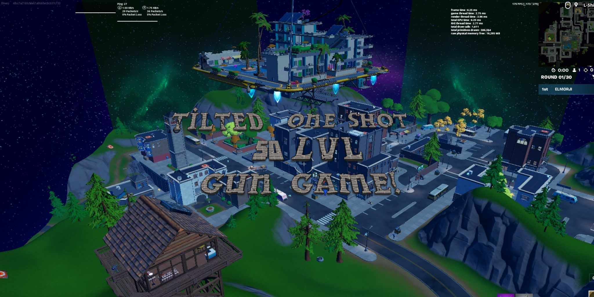 Elmorji One Shot GUN game Tilted Towers 6366-8413-0112 by elmorji - Fortnite Creative Map Code ...