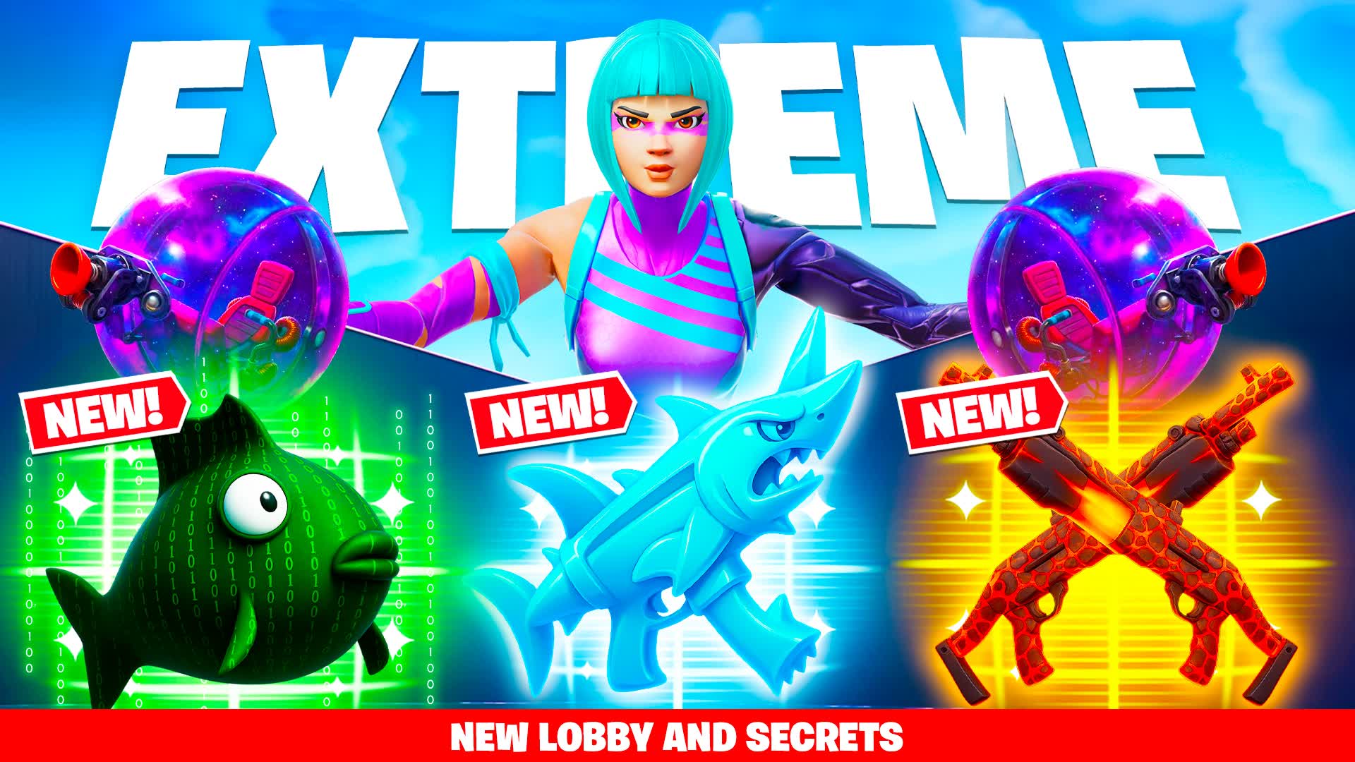 EXTREME 1V1 🎯 FREE FOR ALL 🎯 ALL GUNS 7850-2672-8917 by newcreative - Fortnite Creative Map Code ...