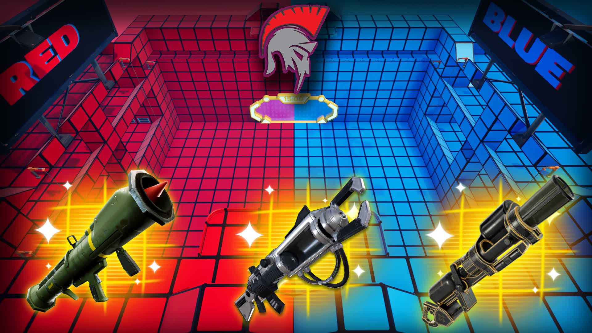 SUPER TITAN RED VS BLUE 🔴🔵 5286-0101-8324 by tunietohd - Fortnite ...