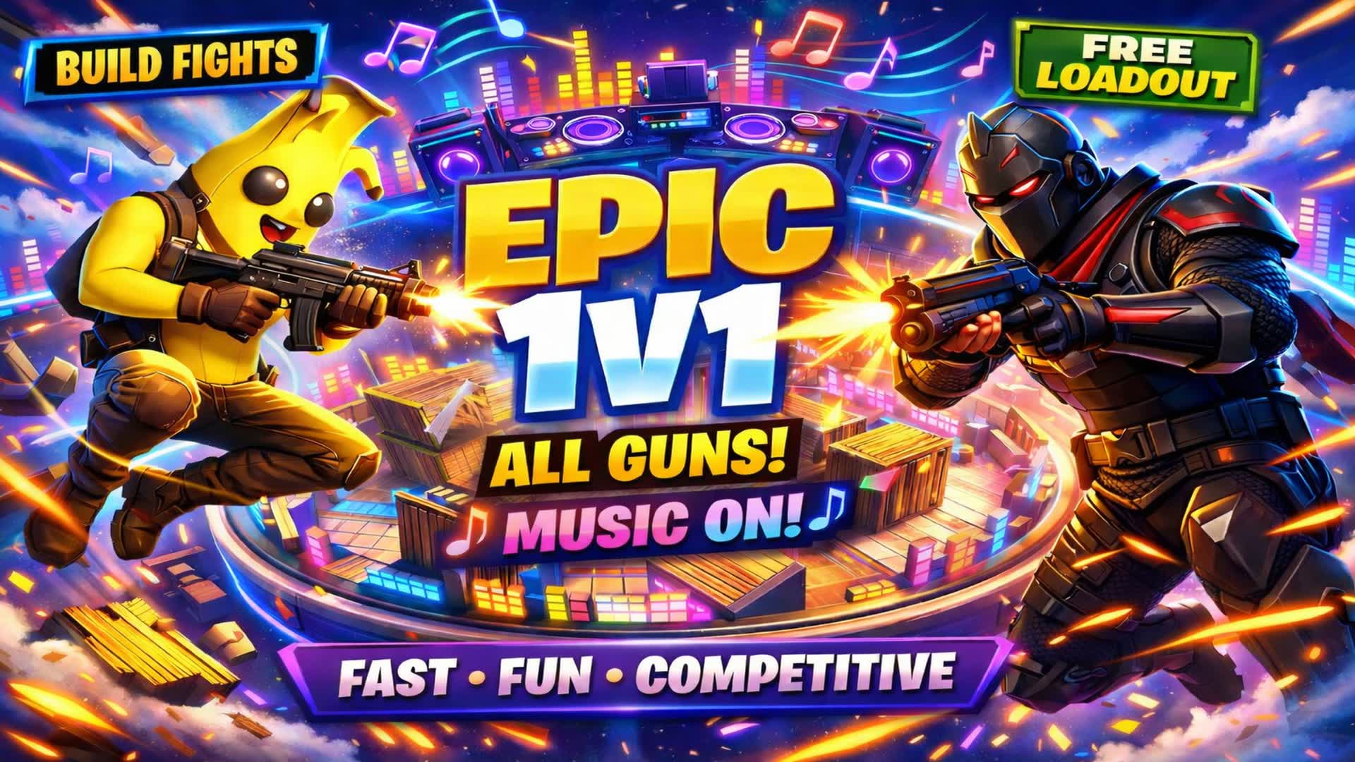EPIC 1V1 🔥 BUILD FIGHT & MUSIC 5254-7529-8617 by emhee - Fortnite ...
