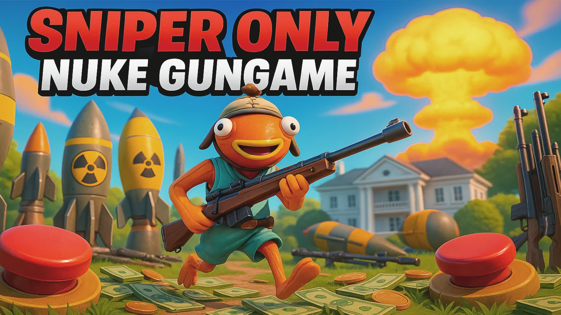 SNIPER ONLY 💥 NUKE GUN GAME 💥 2349-4916-1200 by richytoons - Fortnite ...