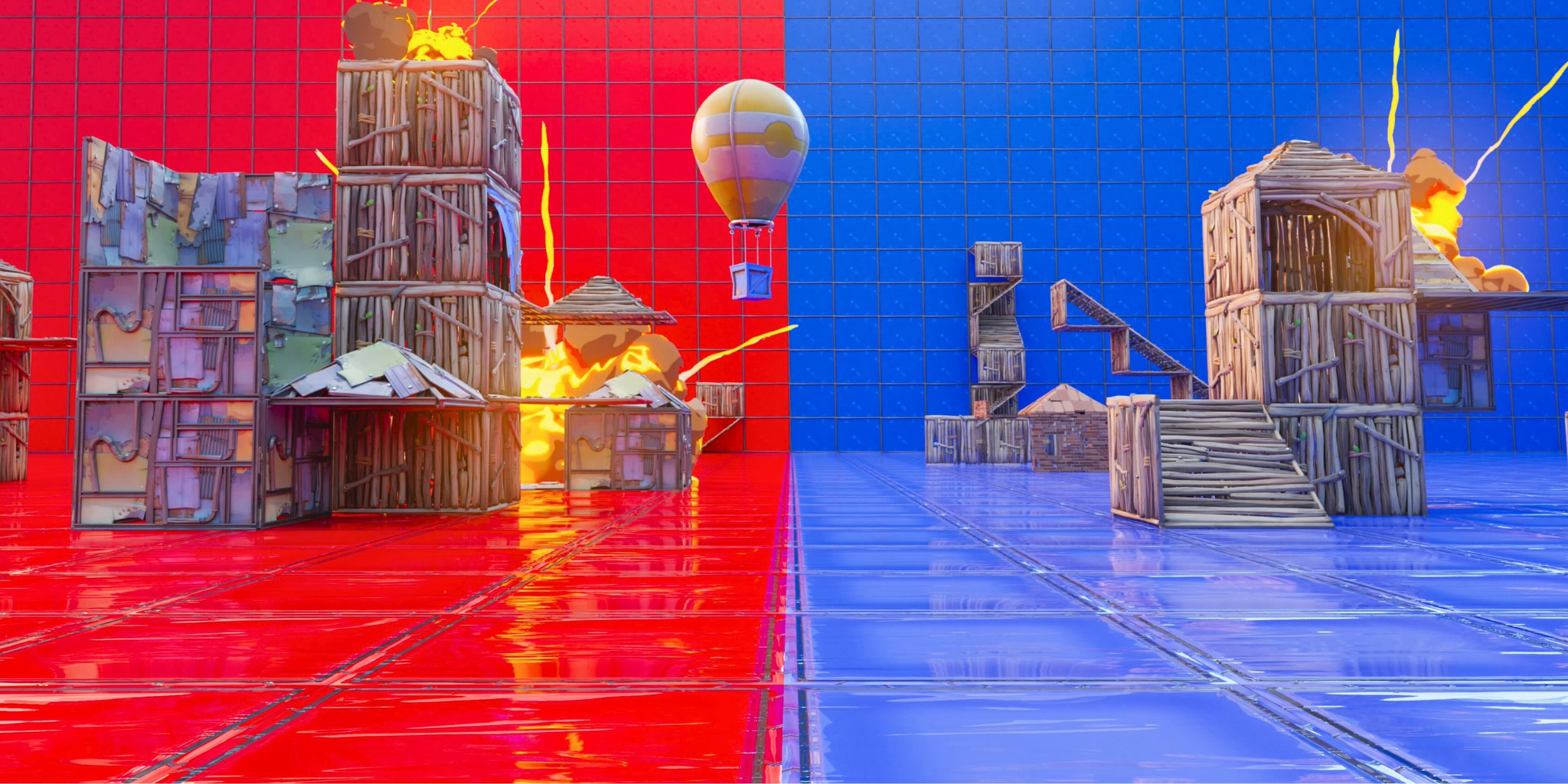 META RED VS BLUE 🔴🔵 7671-8255-1951 by godmap - Fortnite Creative Map ...