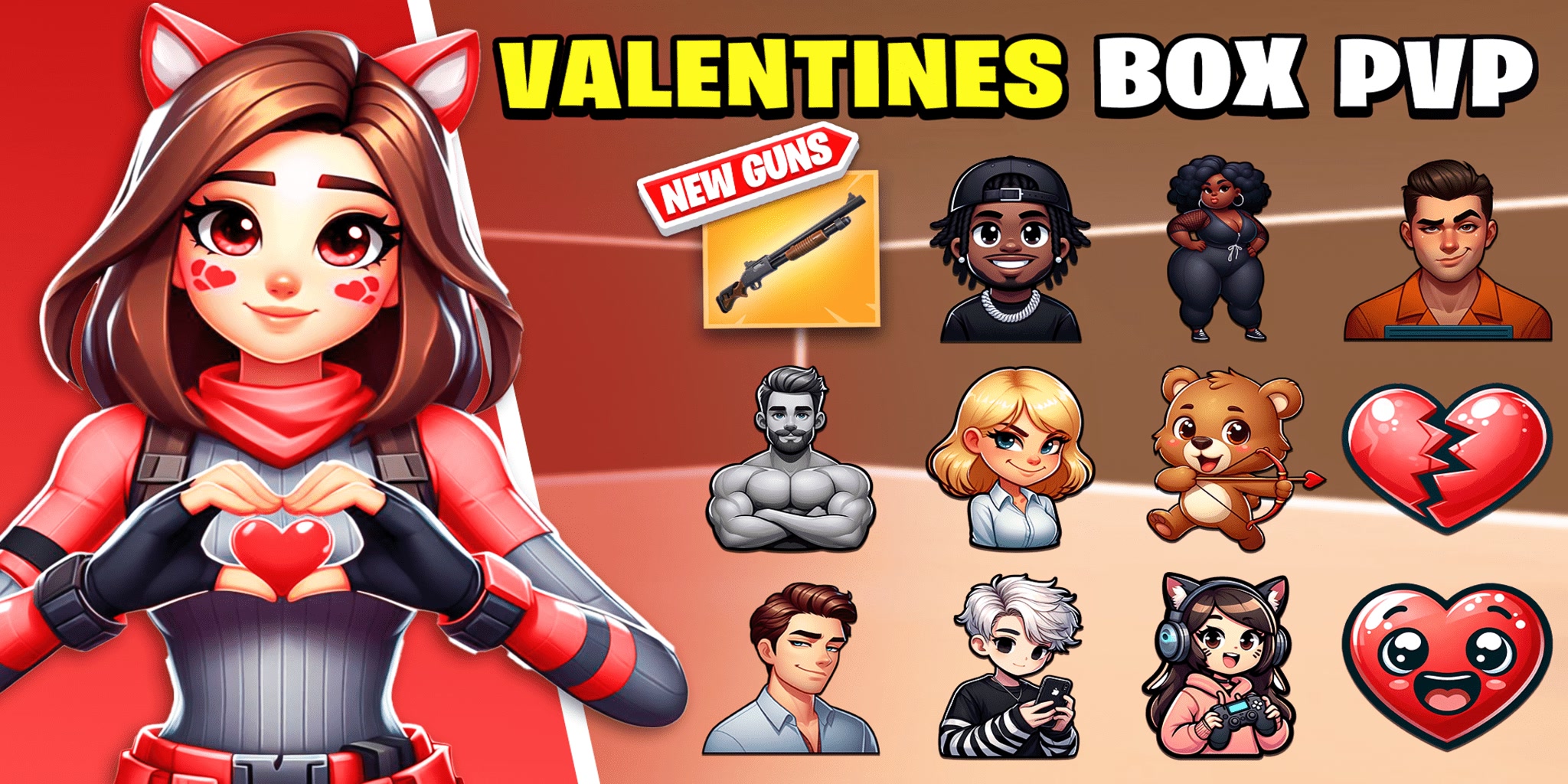 💖Valentines Box PVP💖 1623-7331-2033 by tahifn - Fortnite Creative Map ...