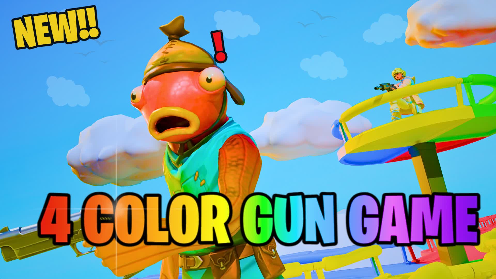 🔥4 COLOR GUN GAME🌈 2206-1177-3309 by lil_bert - Fortnite Creative Map ...