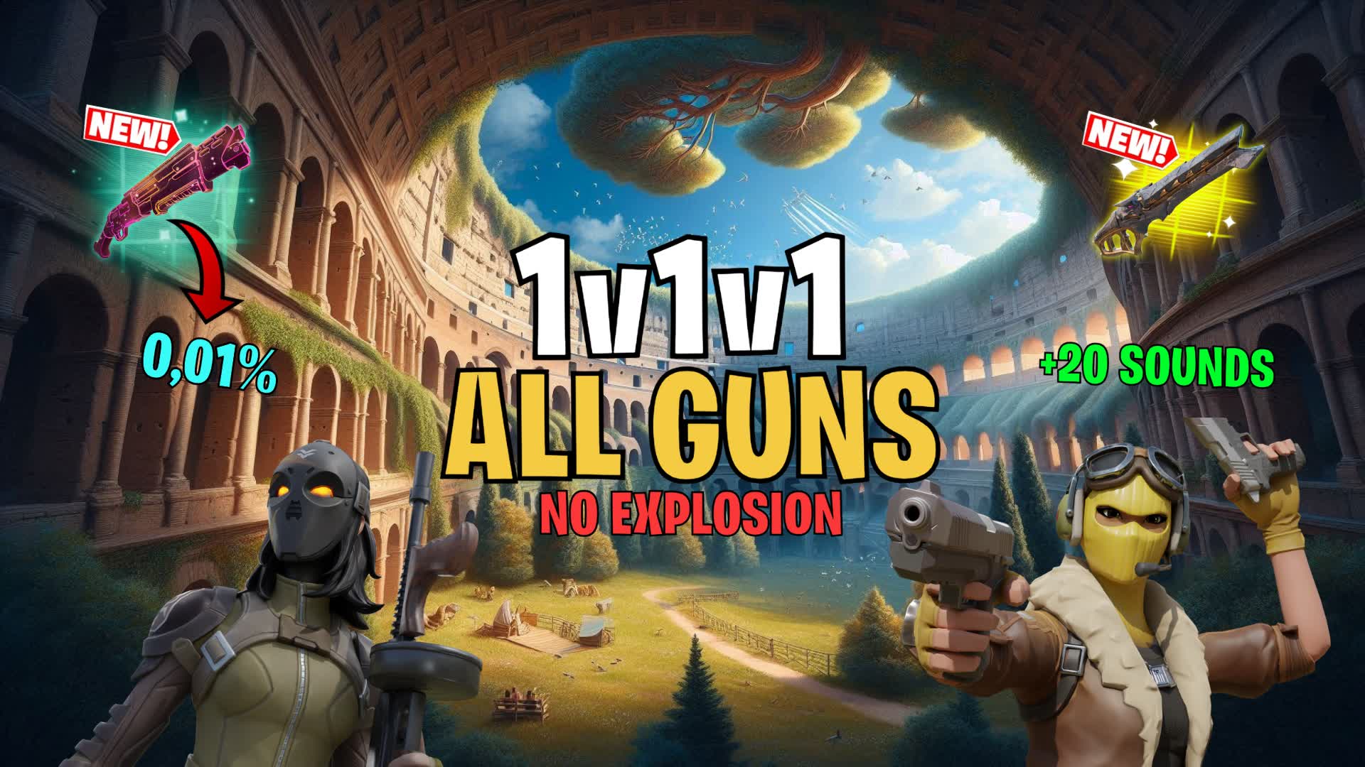 1v1v1 All Weapons NO Explosion 0329-7042-7409 by quix_nex - Fortnite ...