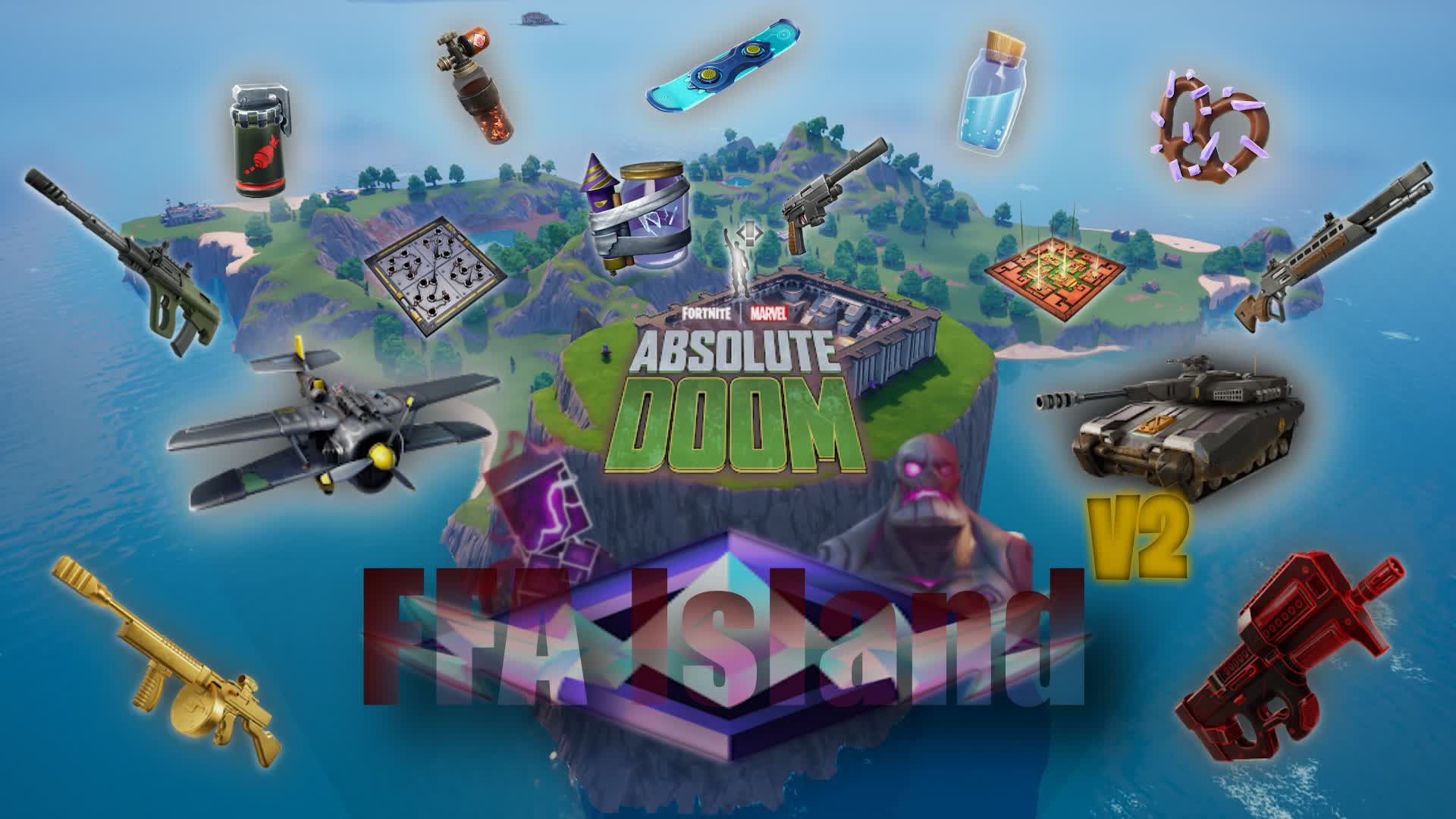 FFA Island 4164-7610-4987 by iskandar - Fortnite Creative Map Code ...