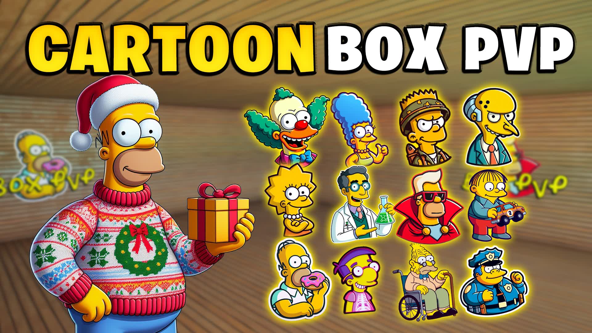 CARTOON Box PVP 🍩 4282-2575-5610 от автора zernacreations — Fortnite