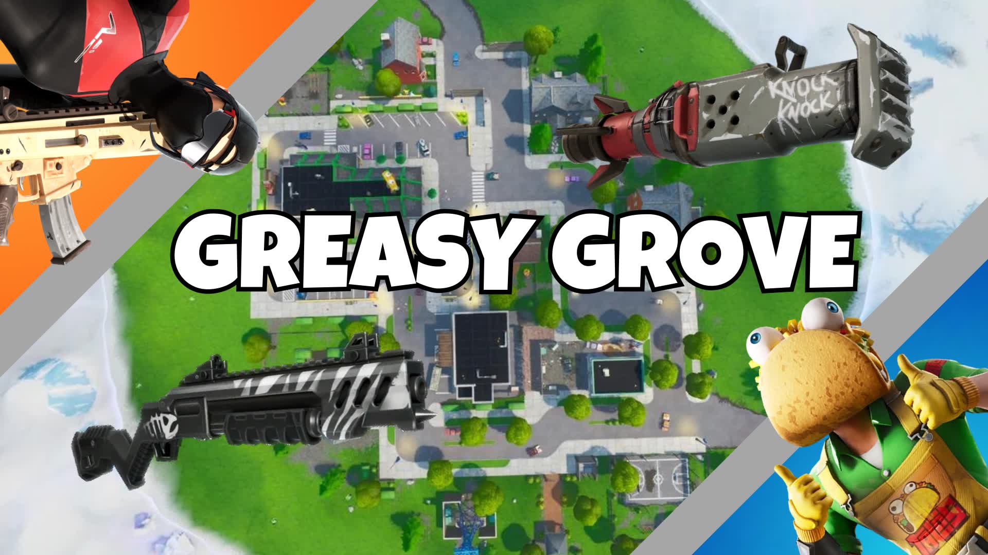 Greasy Grove - FFA 9331-4807-4974 by legend123 - Fortnite Creative Map Code - Fortnite.GG