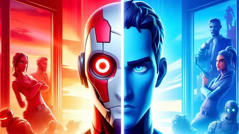 AI VS HUMANS 8314-8604-2560 by zeker - Fortnite Creative Map Code ...