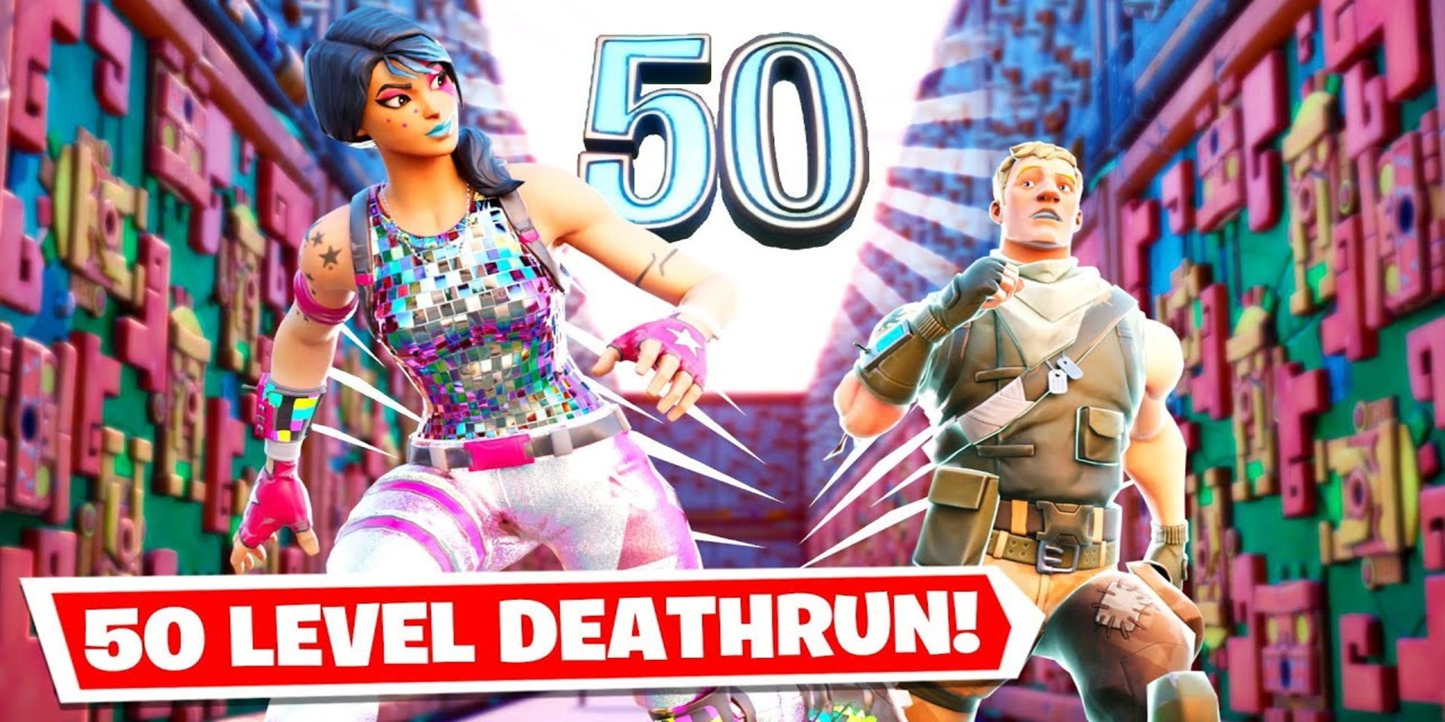 50 LEVEL EASY DEATHRUN 6692-4052-0915 by derxo - Fortnite Creative Map ...