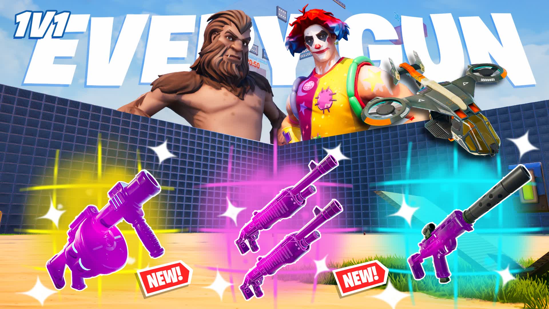 1V1V1 - ALL WEAPONS & VEHICLES 8896-9261-0746 by realone - Fortnite ...