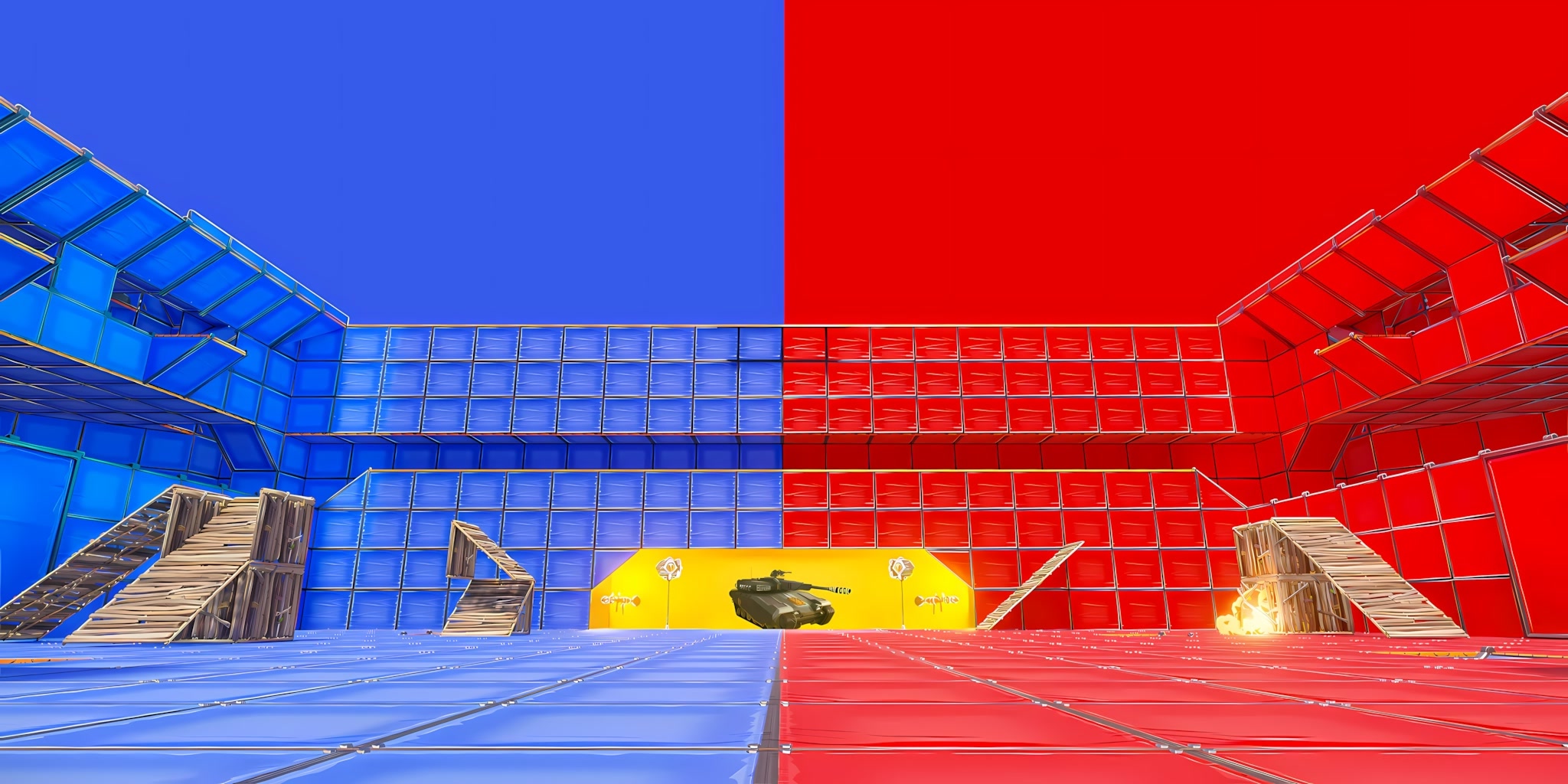 CRAZY RED VS BLUE 🔴🔵 9884-0657-3171 by hysit - Fortnite Creative Map ...