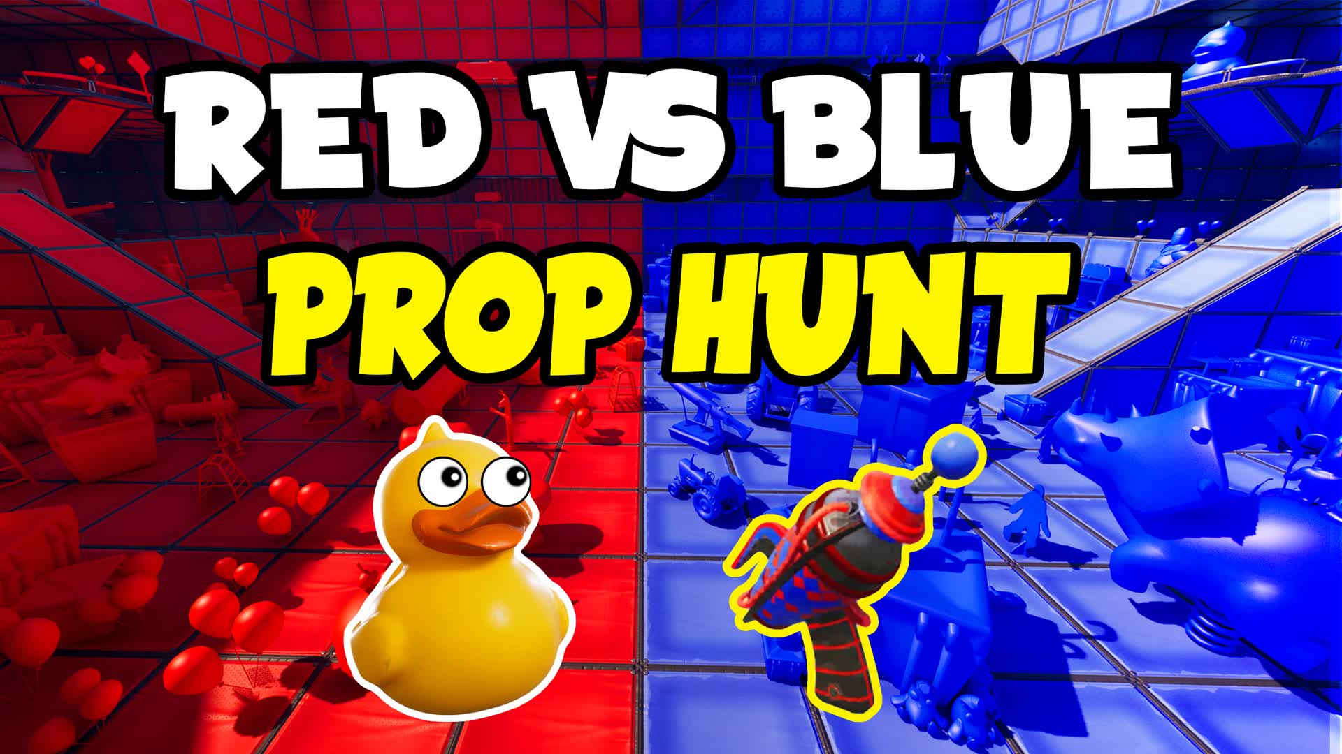 RED VS BLUE PROP HUNT 🛒 4580-9359-4573 von bakbak – Fortnite