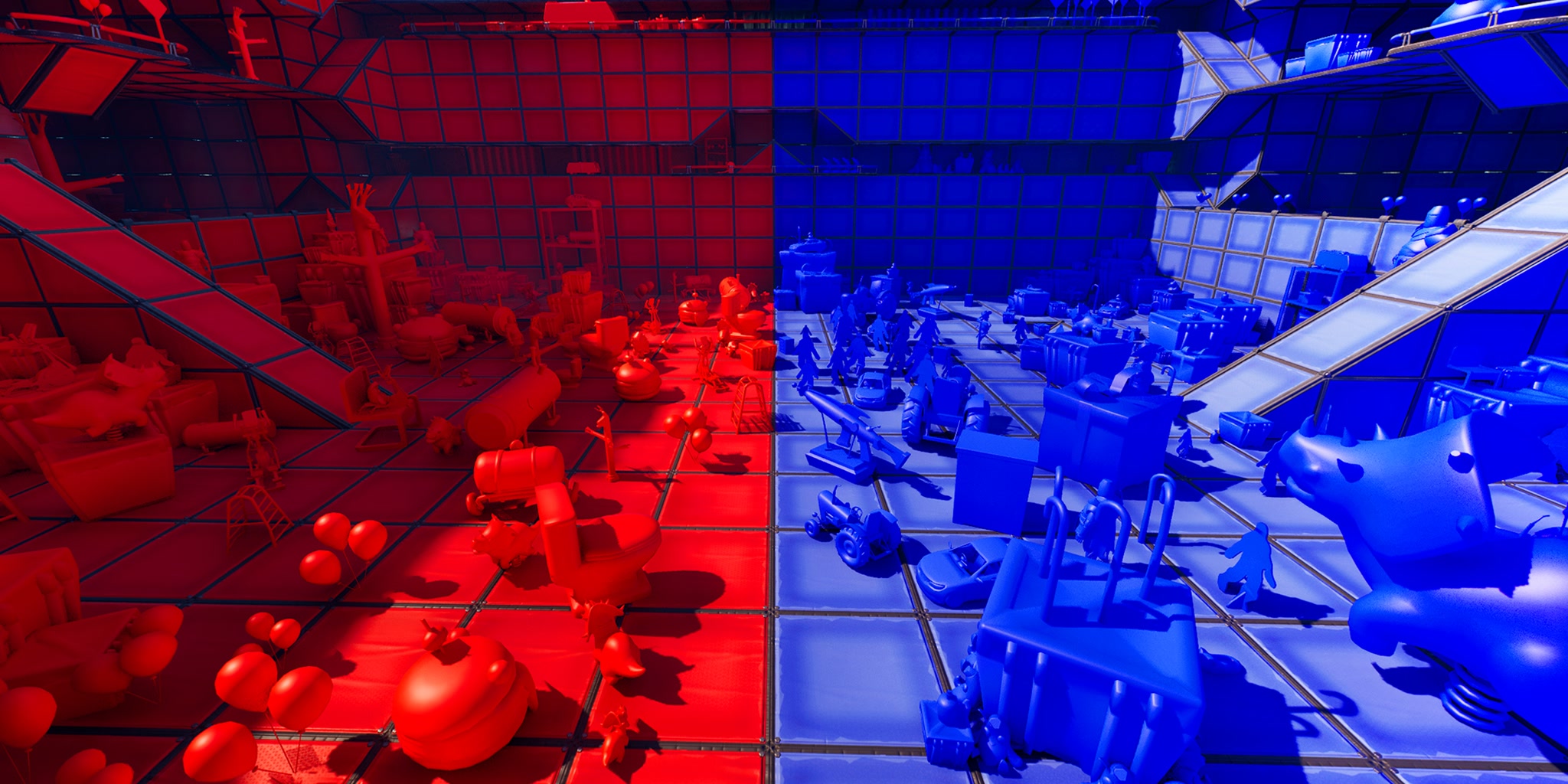 RED VS BLUE PROP HUNT 🛒 4580-9359-4573 by bakbak - Fortnite Creative ...