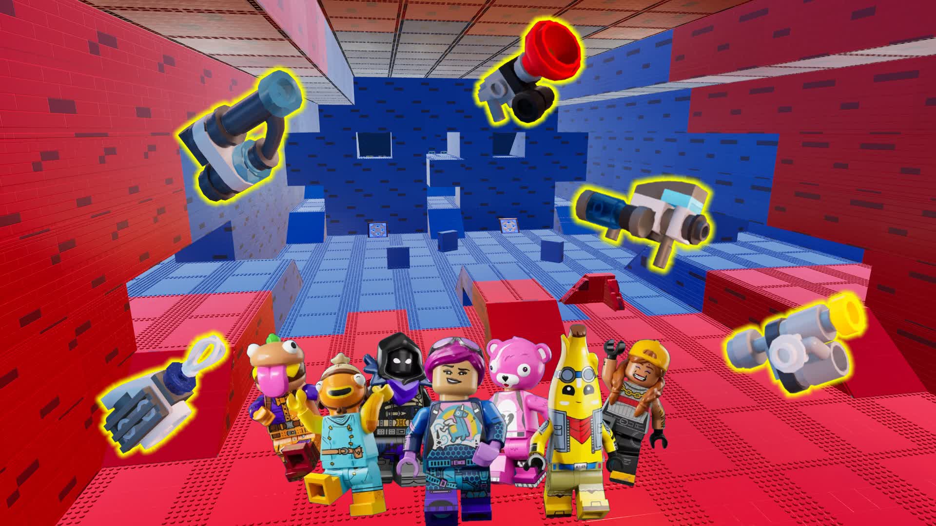 BRICK RED VS BLUE RUMBLE 🔴🔵 0741-8918-0042 by stealthzz - Fortnite ...