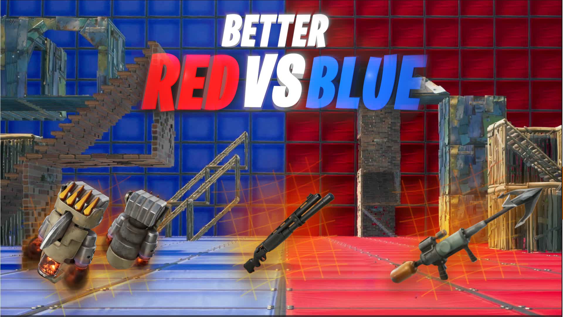 BETTER RED VS BLUE 3107-7730-9010 by moaiking - Fortnite