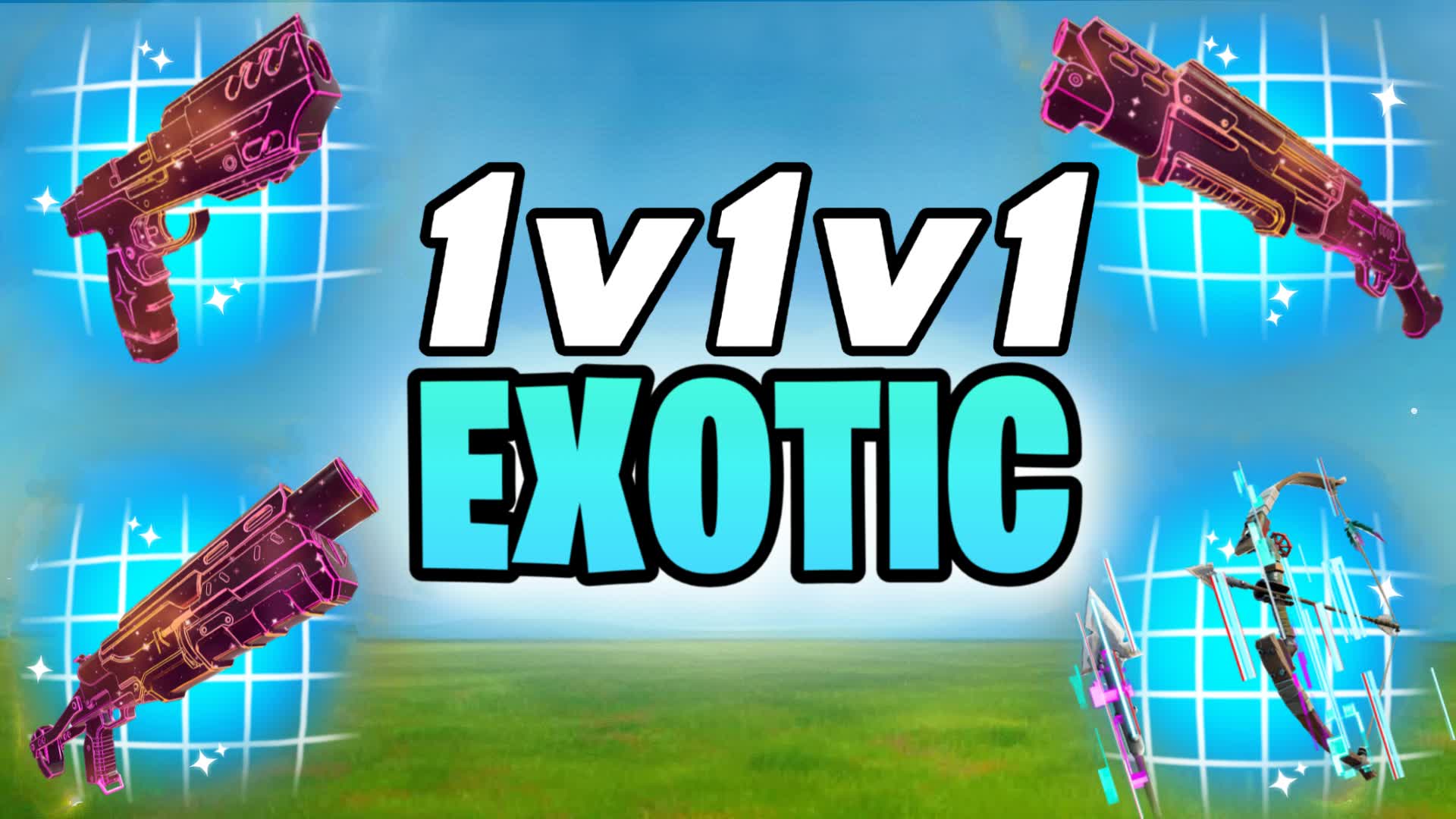 1v1v1 EXOTIC PVP 1v2 1v1v1v1 FFA HERO 2727-0624-8618 by vortexcreations - Fortnite Creative Map ...