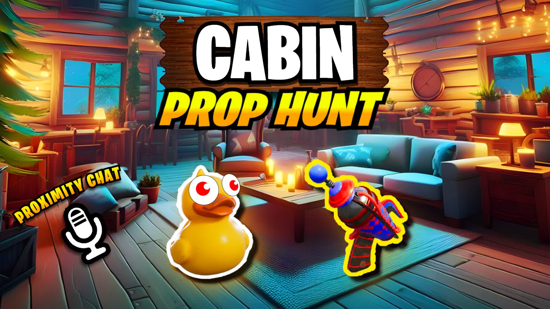 🏠 CABIN PROP HUNT 👻 TDG 0413-2785-2638 من ابتكار tdgl - Fortnite