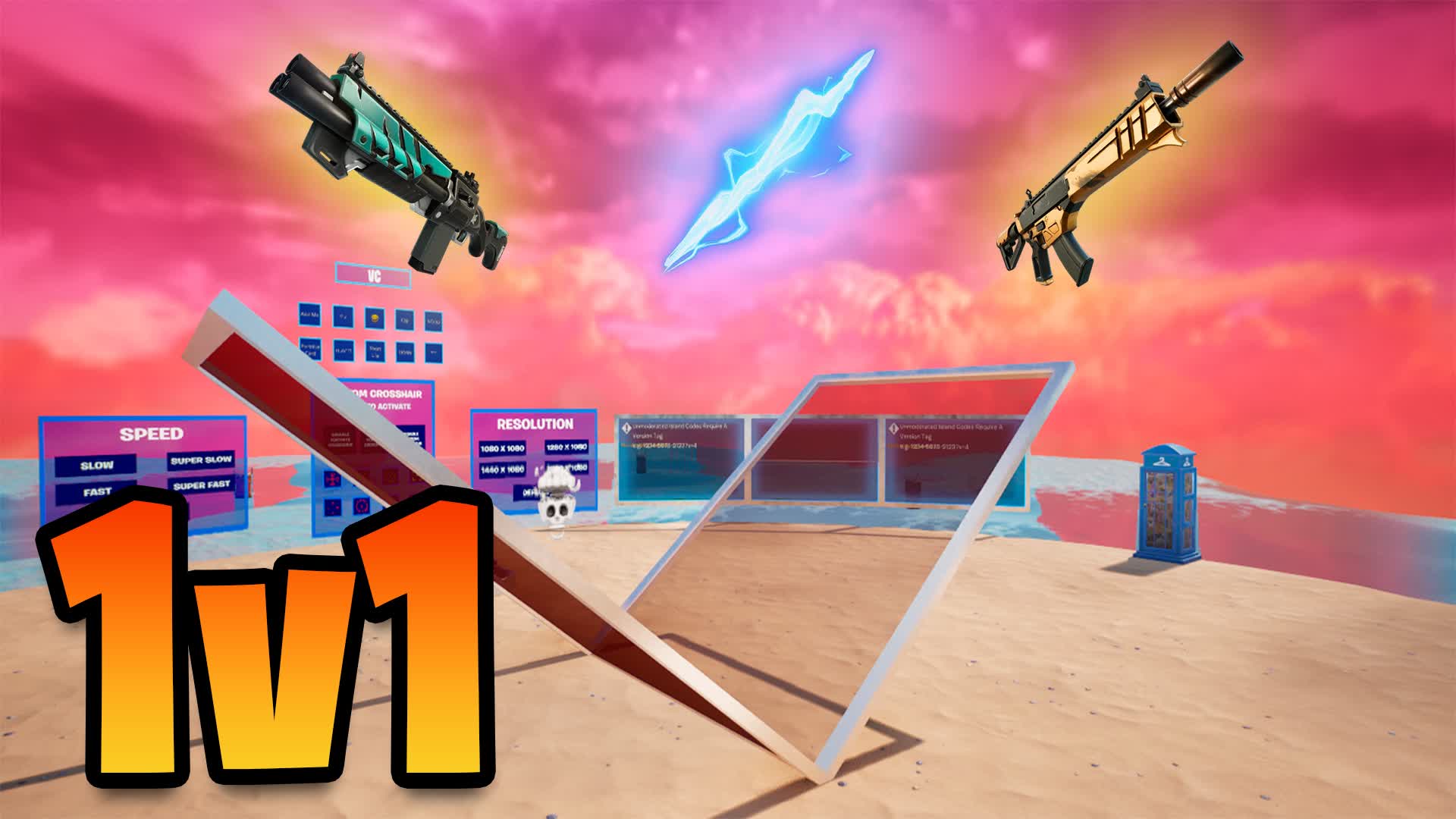 1V1 BUILD FIGHTS PRACTICE 🌠 8424-4385-3351 من ابتكار loafy - Fortnite