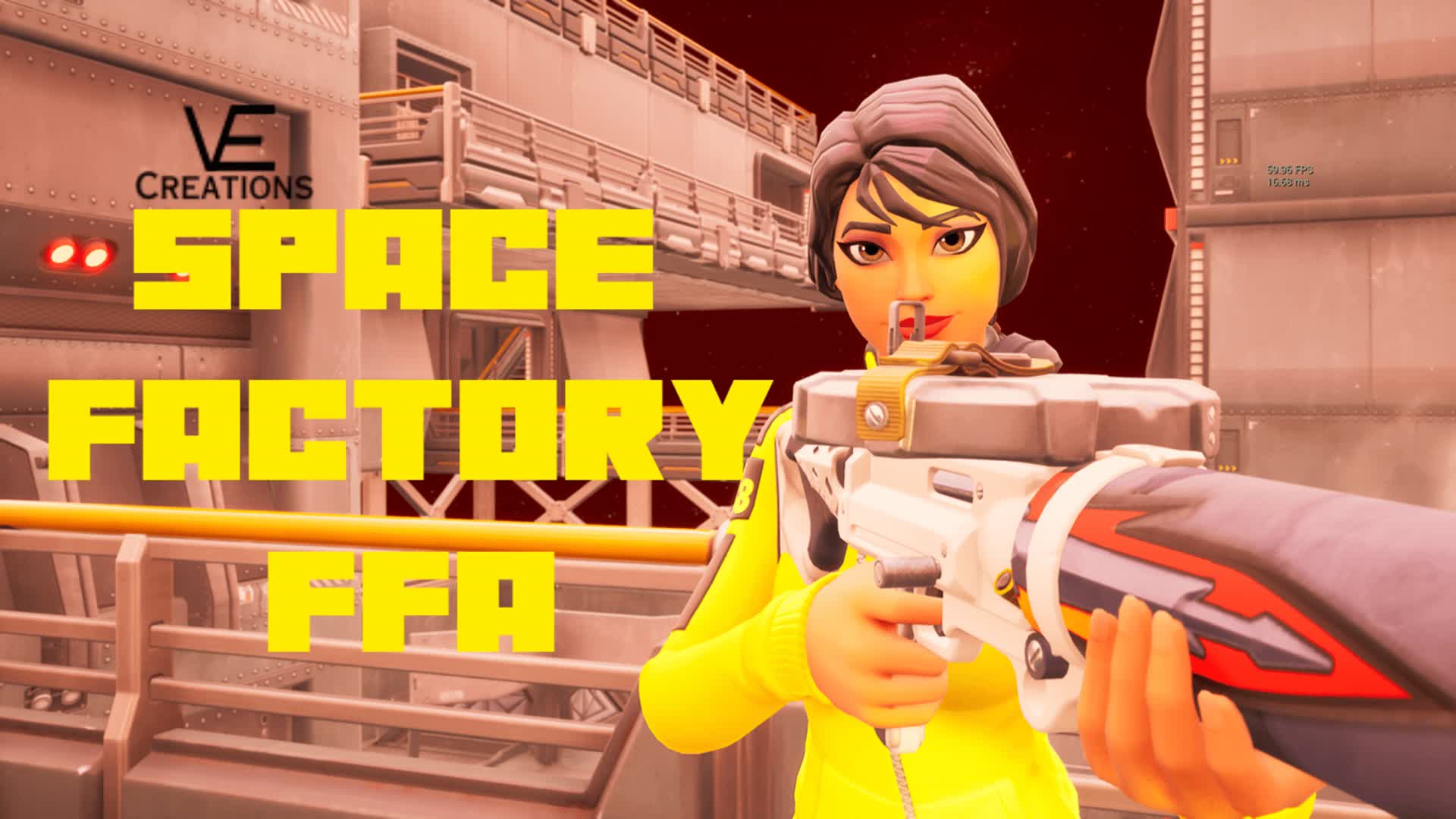 Space Factory FFA 9348-3433-5292 by kalynnrn - Fortnite Creative Map ...