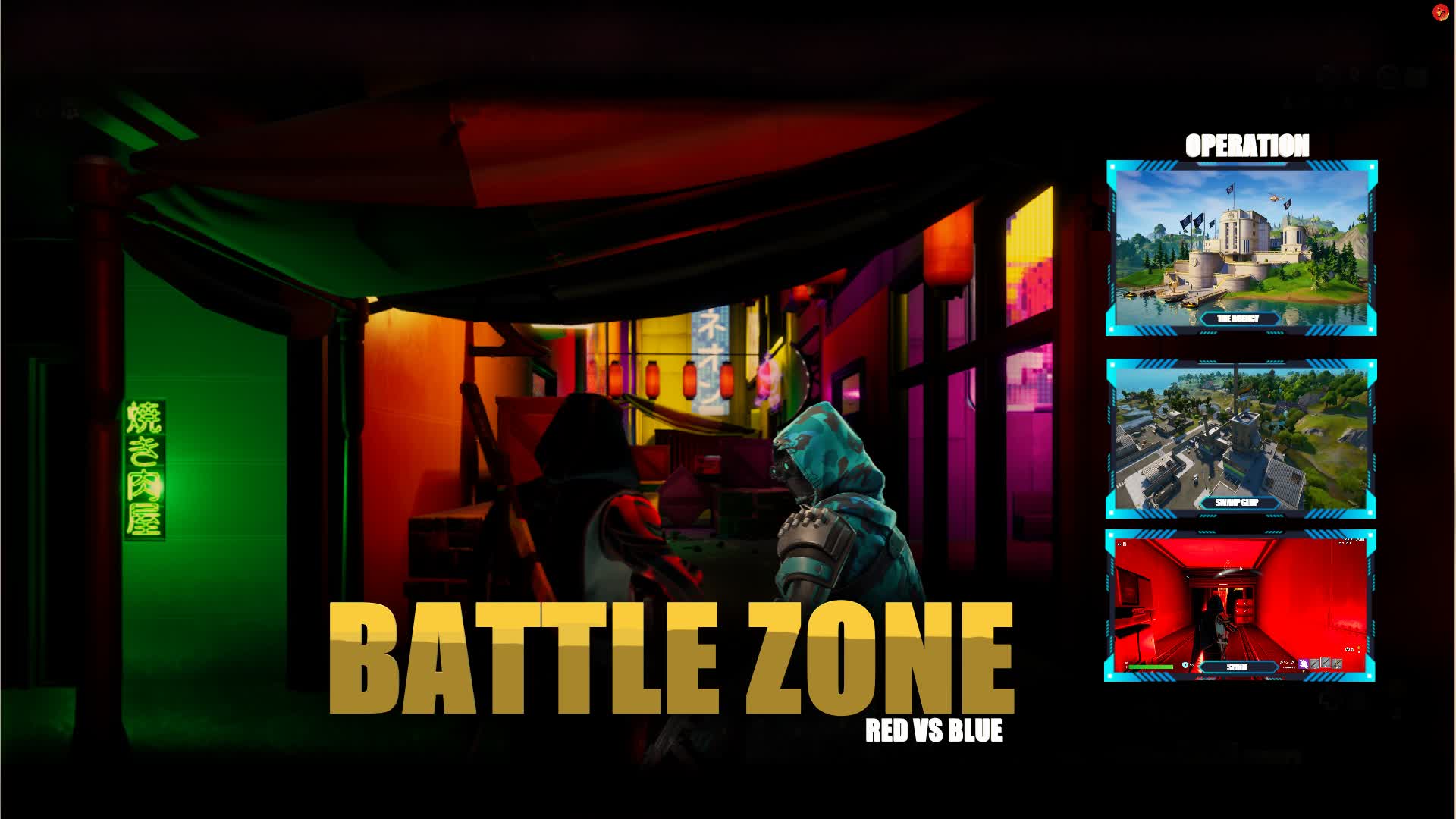 BATTLE ZONE - RED VS BLUE 6179-9448-0839 by taicombr - Fortnite ...