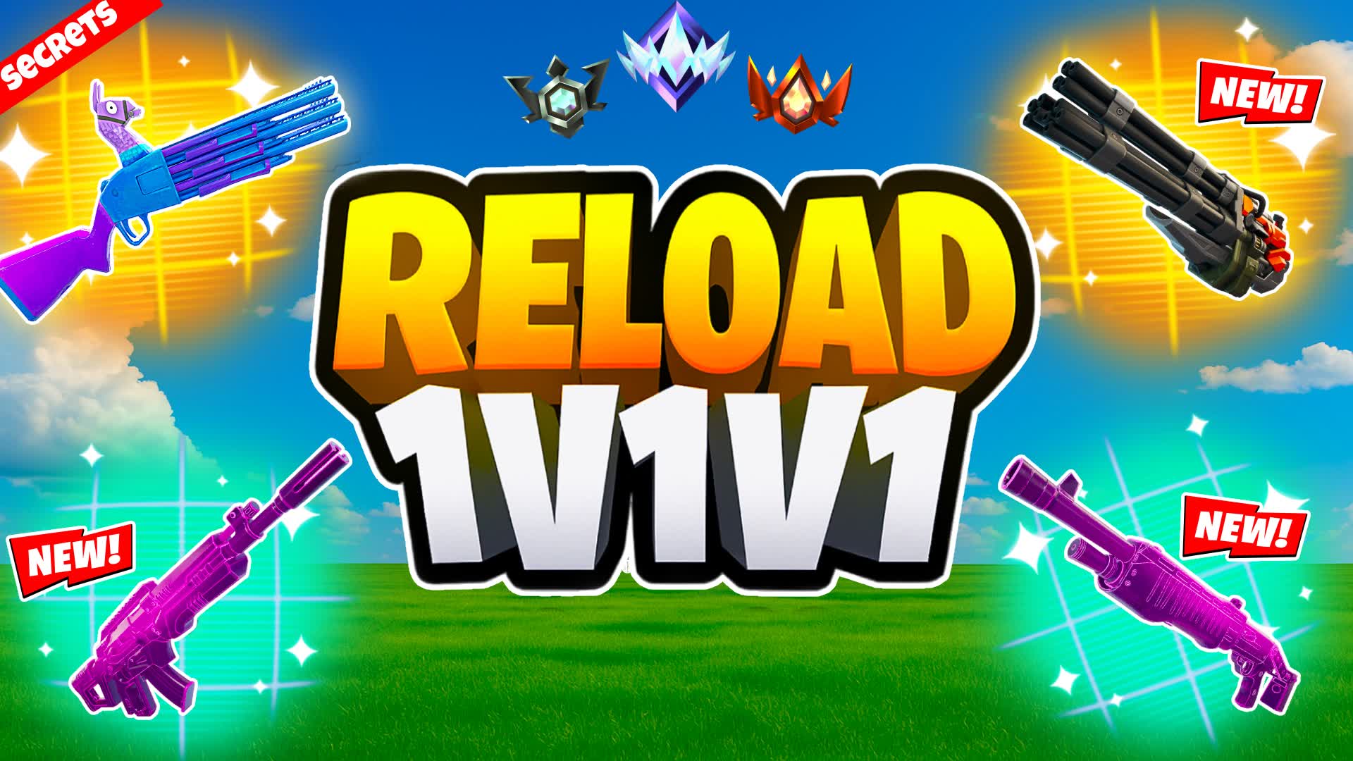 1V1V1 RELOAD FFA STREAK 1077-3965-7173 by 3rk - Fortnite Creative Map Code - Fortnite.GG