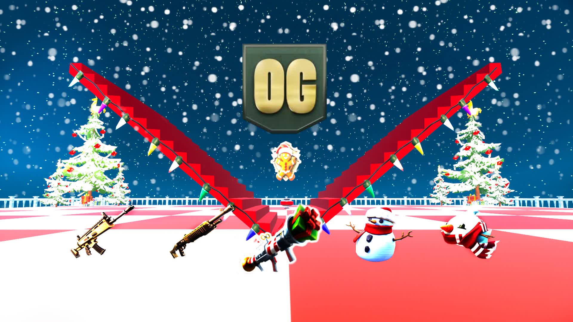 🎄1V1 CHRISTMAS WARS! 1998-7280-2518 by mapman - Fortnite Creative Map ...