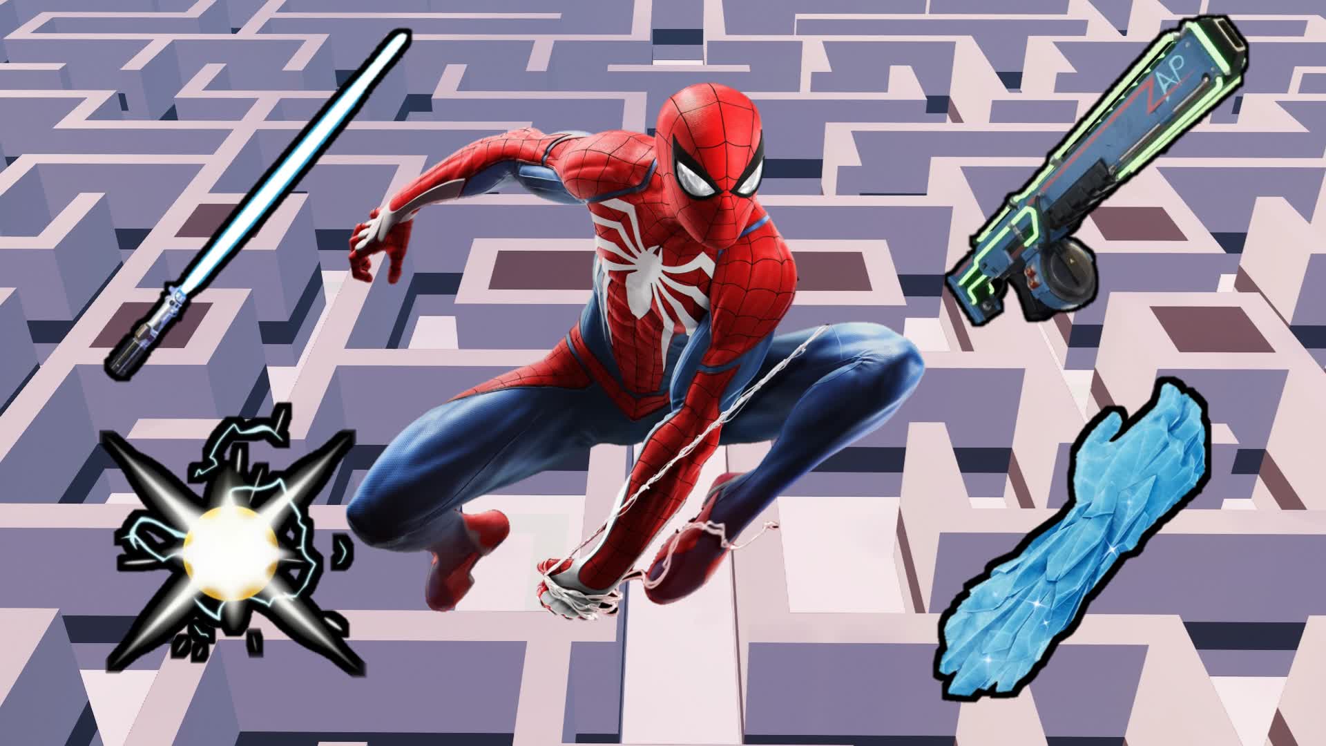 🧠 MAZE SPIDER GUN GAME🔫 4555-7729-7717 by maaran - Fortnite Creative ...