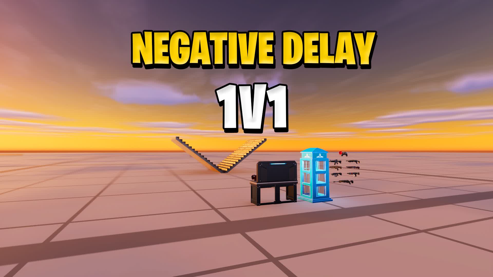 Negative Delay 1V1 map 4729-2126-1363 by bobtbp - Fortnite Creative Map Code - Fortnite.GG
