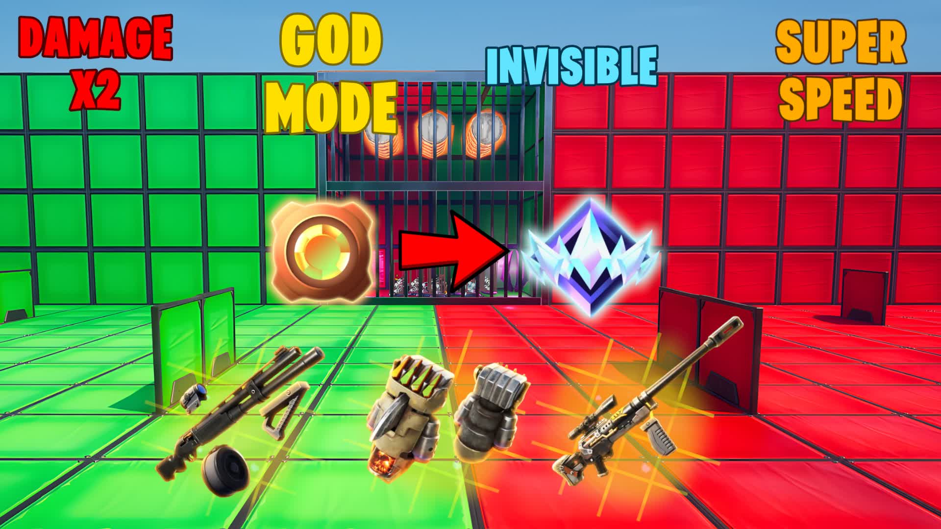 RED vs Green Arena Superpowers & Ranks! 6472-6265-9461 by morteoscura ...