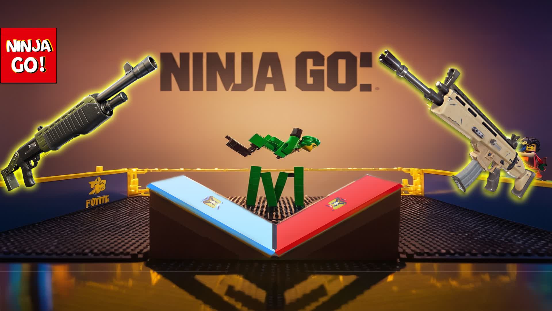 Ninja Go 1v1 🌪 2883-5500-7329 by james - Fortnite Creative Map Code ...