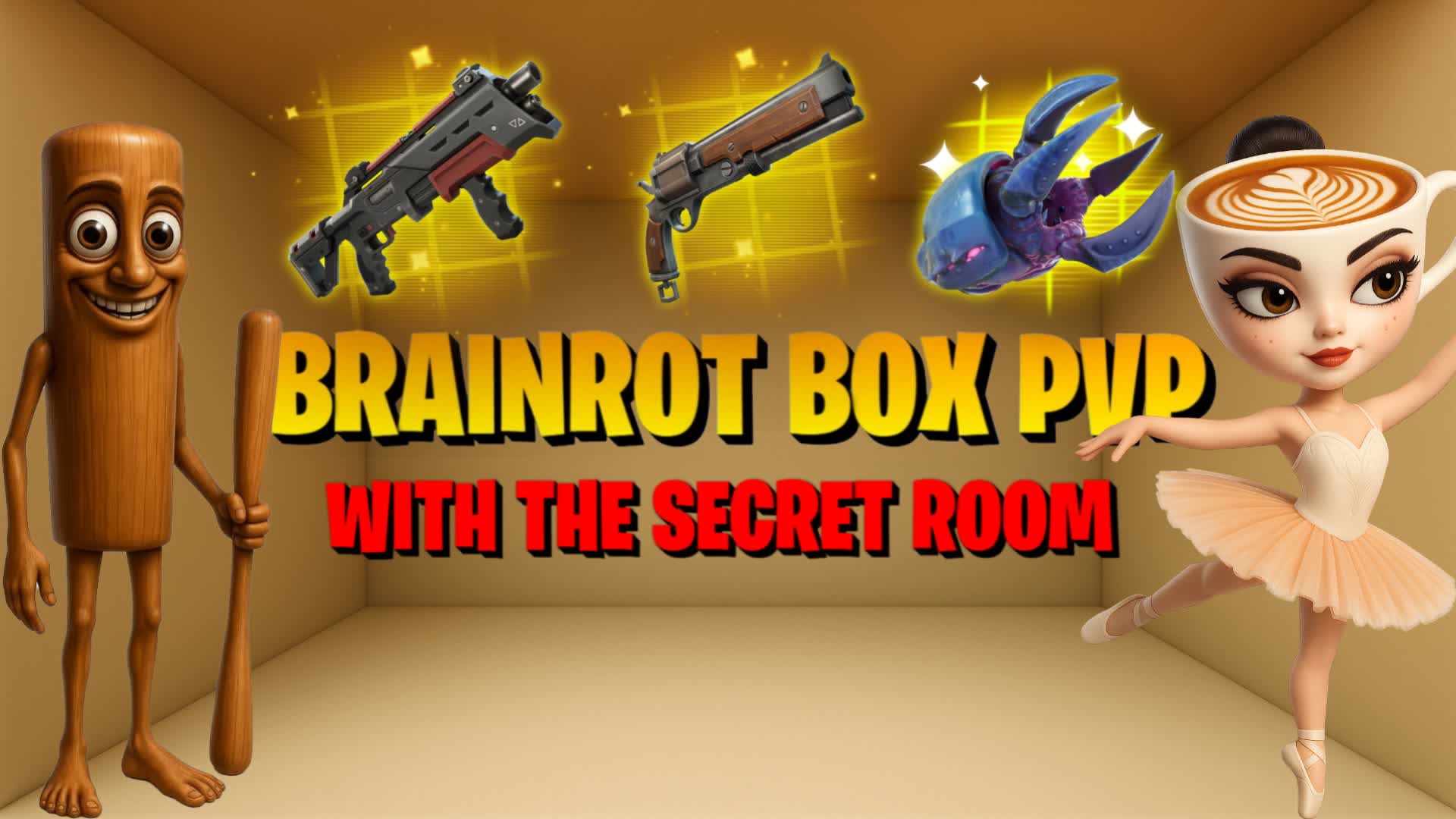 BRAINROT BOX PVP WITH THE SECRET ROOM 2319-1009-5194 by skandy - Fortnite