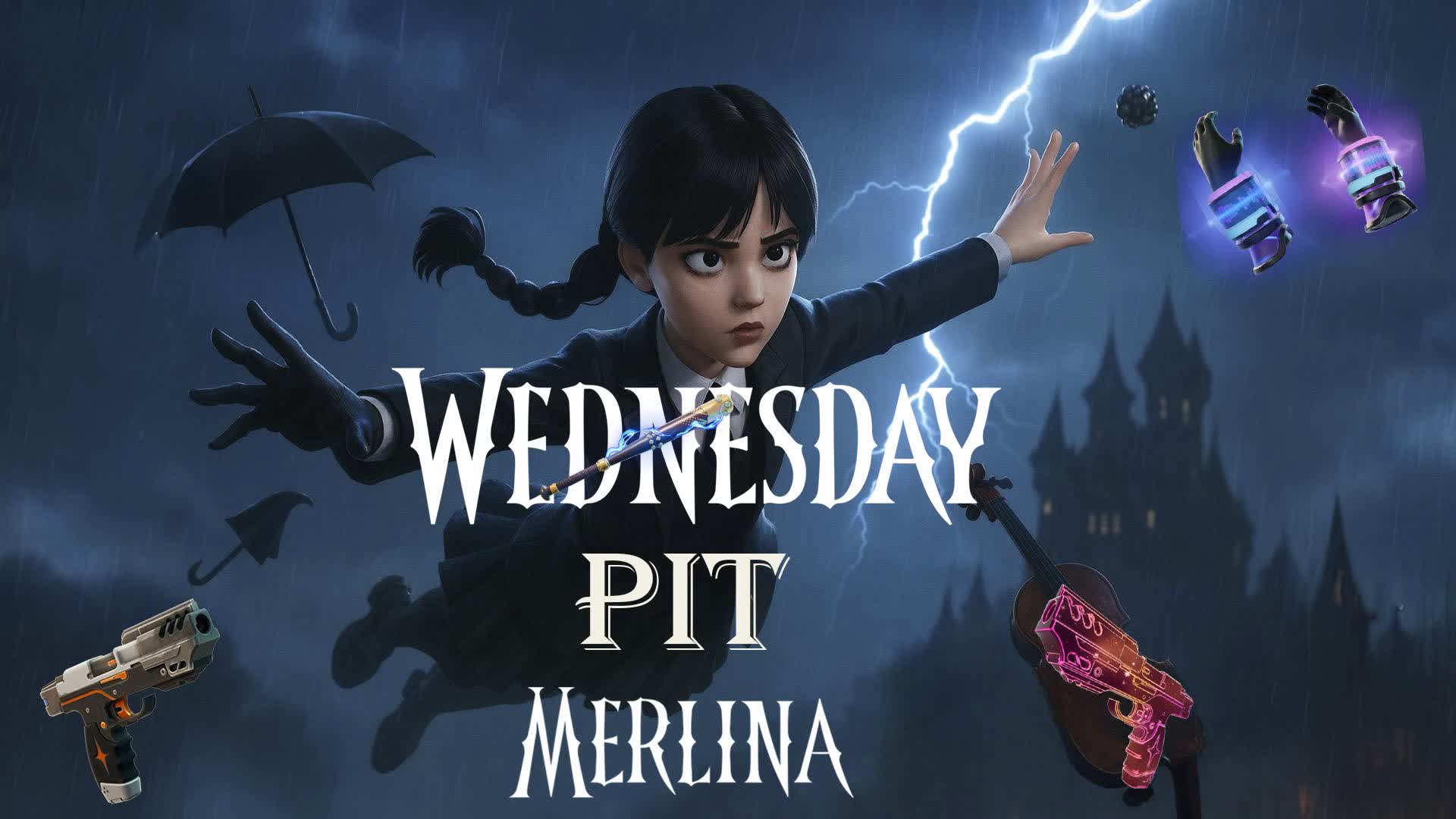 🖤 WEDNESDAY PIT 🖤 MERLINA ADDAMS FIGHT 0532-5531-6933 by ...