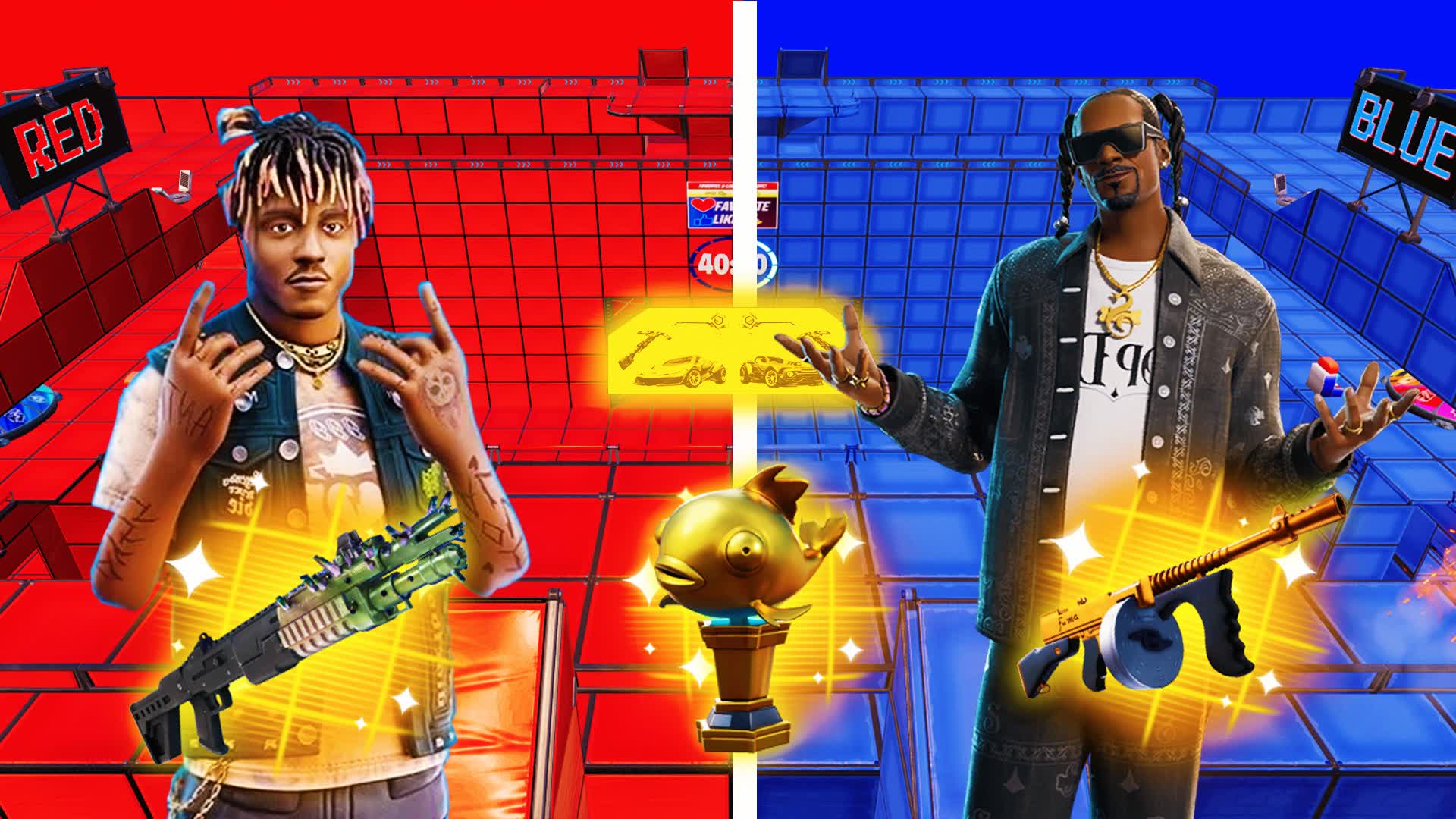 POWER RED VS BLUE 🔴🔵 8545-3015-7152 by rockygift3 - Fortnite Creative ...