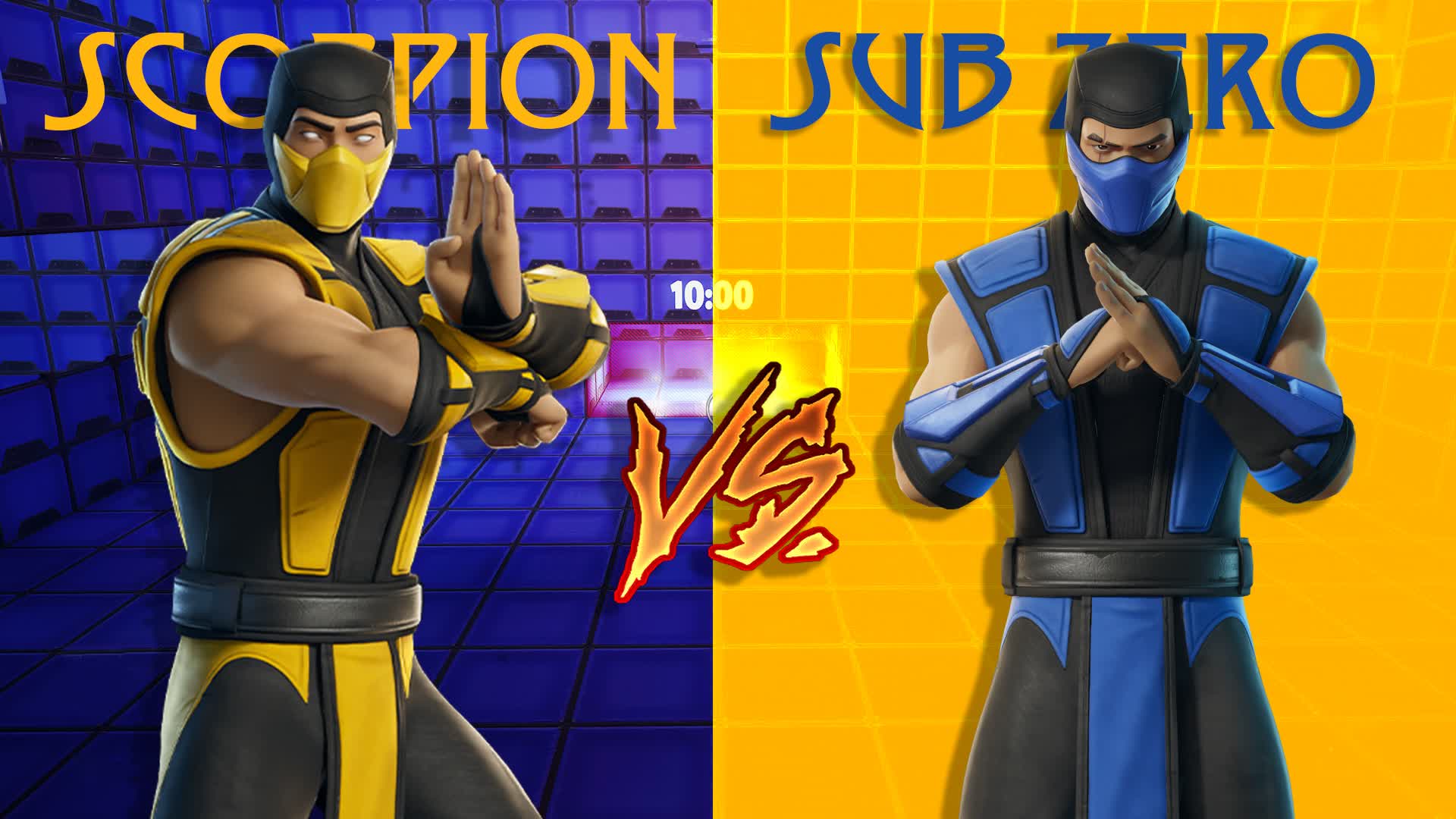 SCORPION VS SUB ZERO 🟡 🔵 5939-5567-3011 by nmg - Fortnite Creative Map ...