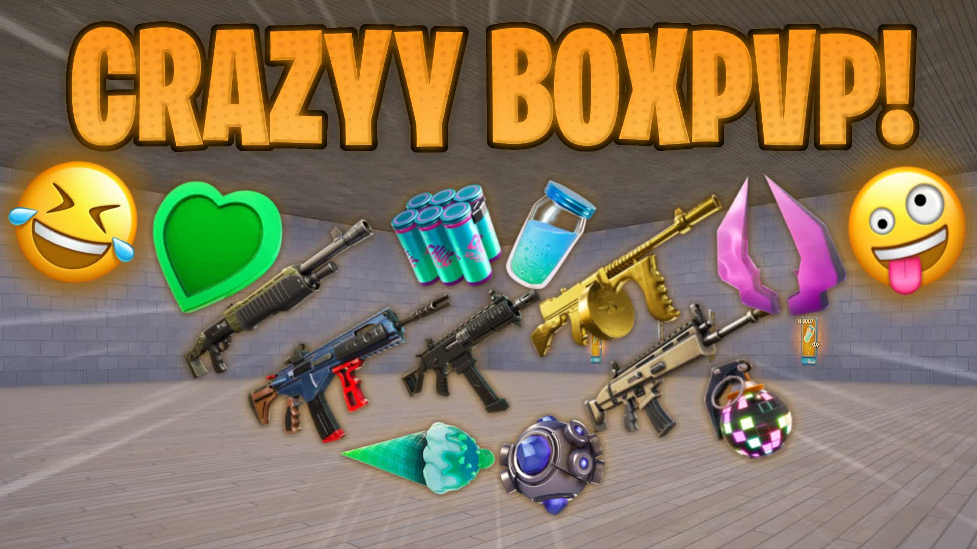 🆕 CRAZYY! BOX PVP 📦 6766-8834-3778 by rygerr - Fortnite Creative Map Code - Fortnite.GG