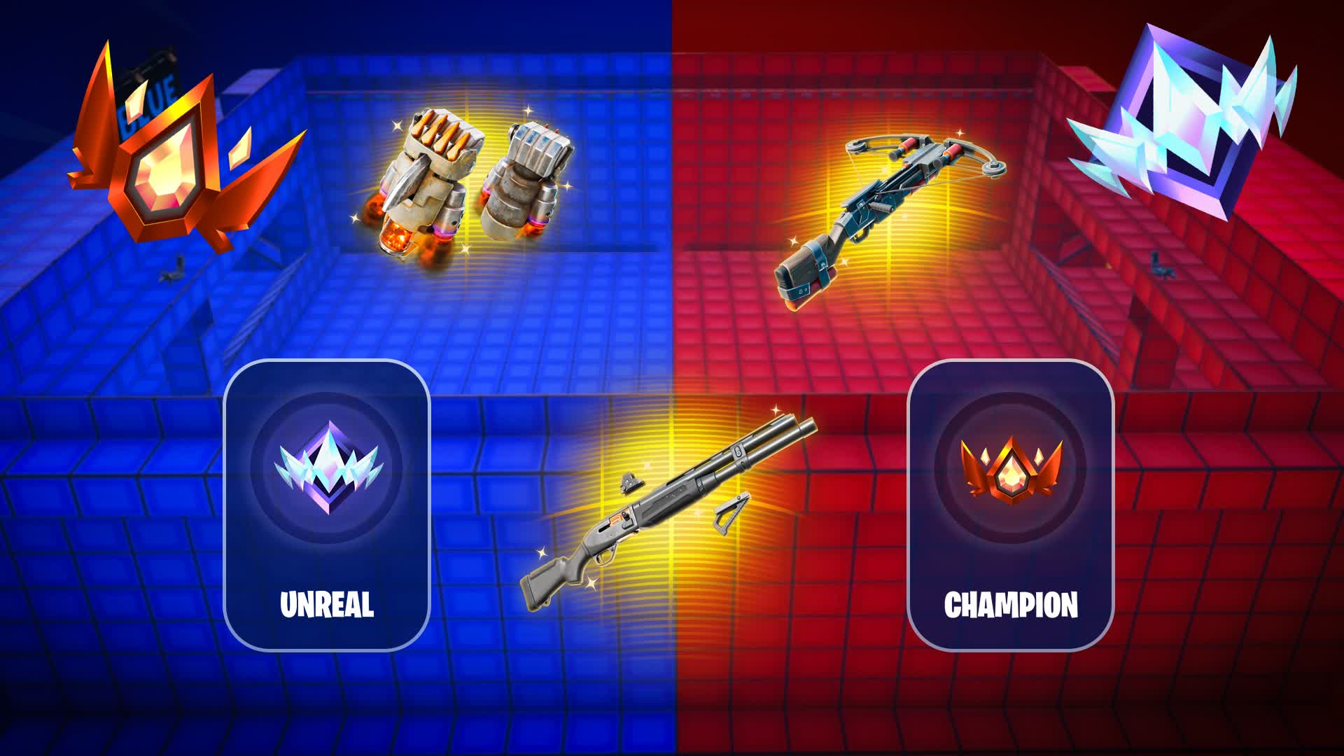 CRAZZY RED VS BLUE 🔴🔵 5221-1630-7944 by dbs - Fortnite Creative Map ...