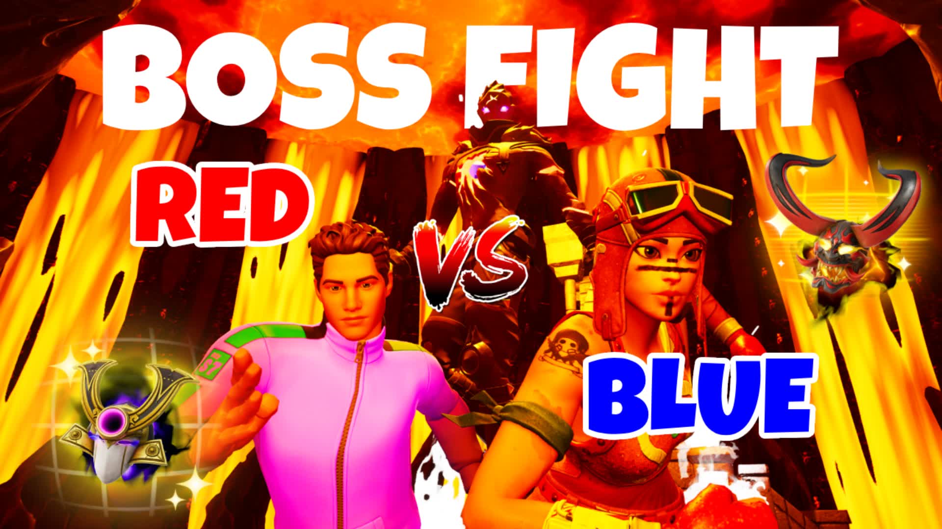 RED VS BLUE 🔴🔵 - BOSS FIGHT 7792-1897-1308 by quantum-horizon - Fortnite Creative Map Code ...