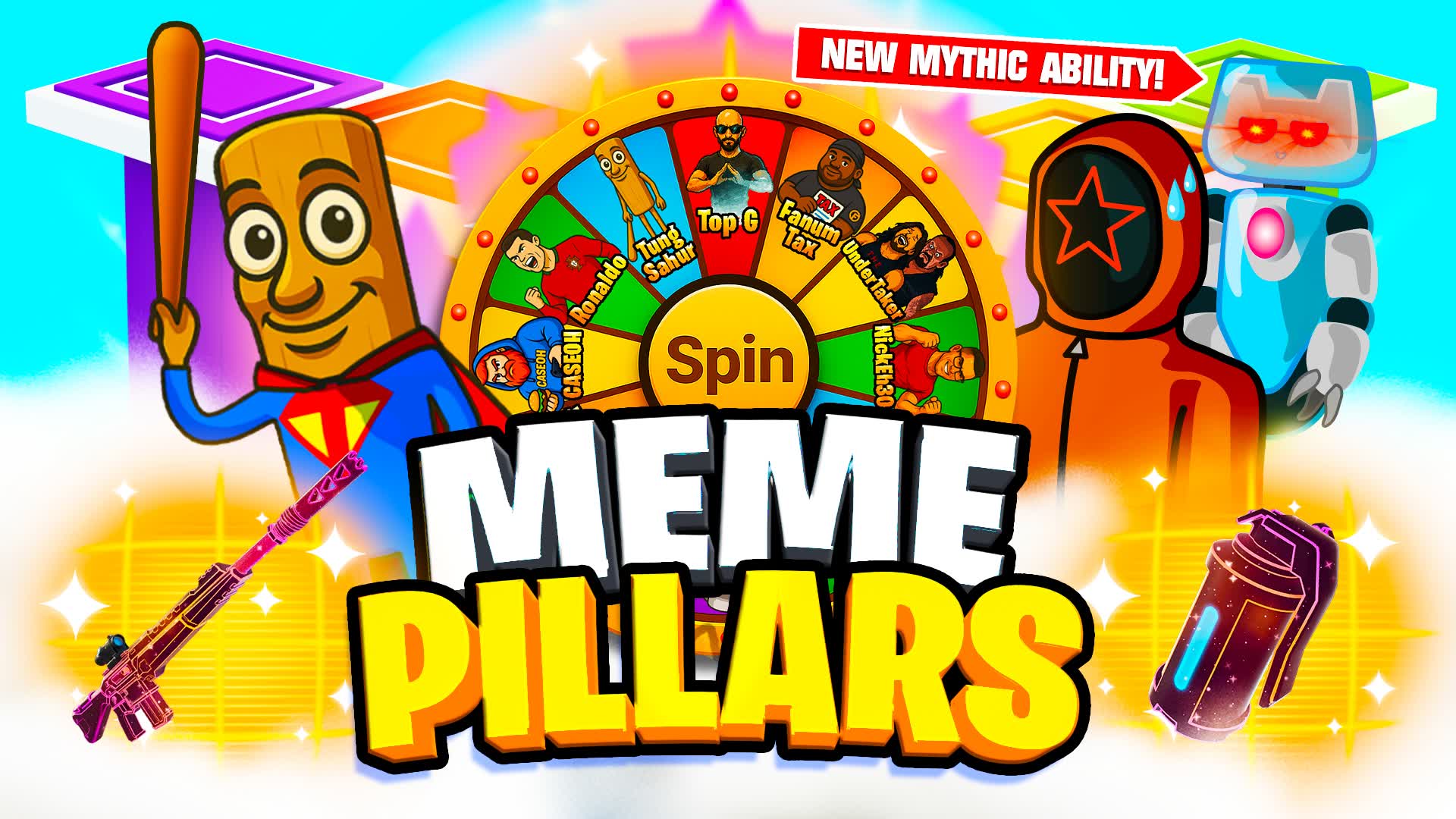 OCTO MEME PILLARS!💪 9931-0771-6879 by drfire - Fortnite