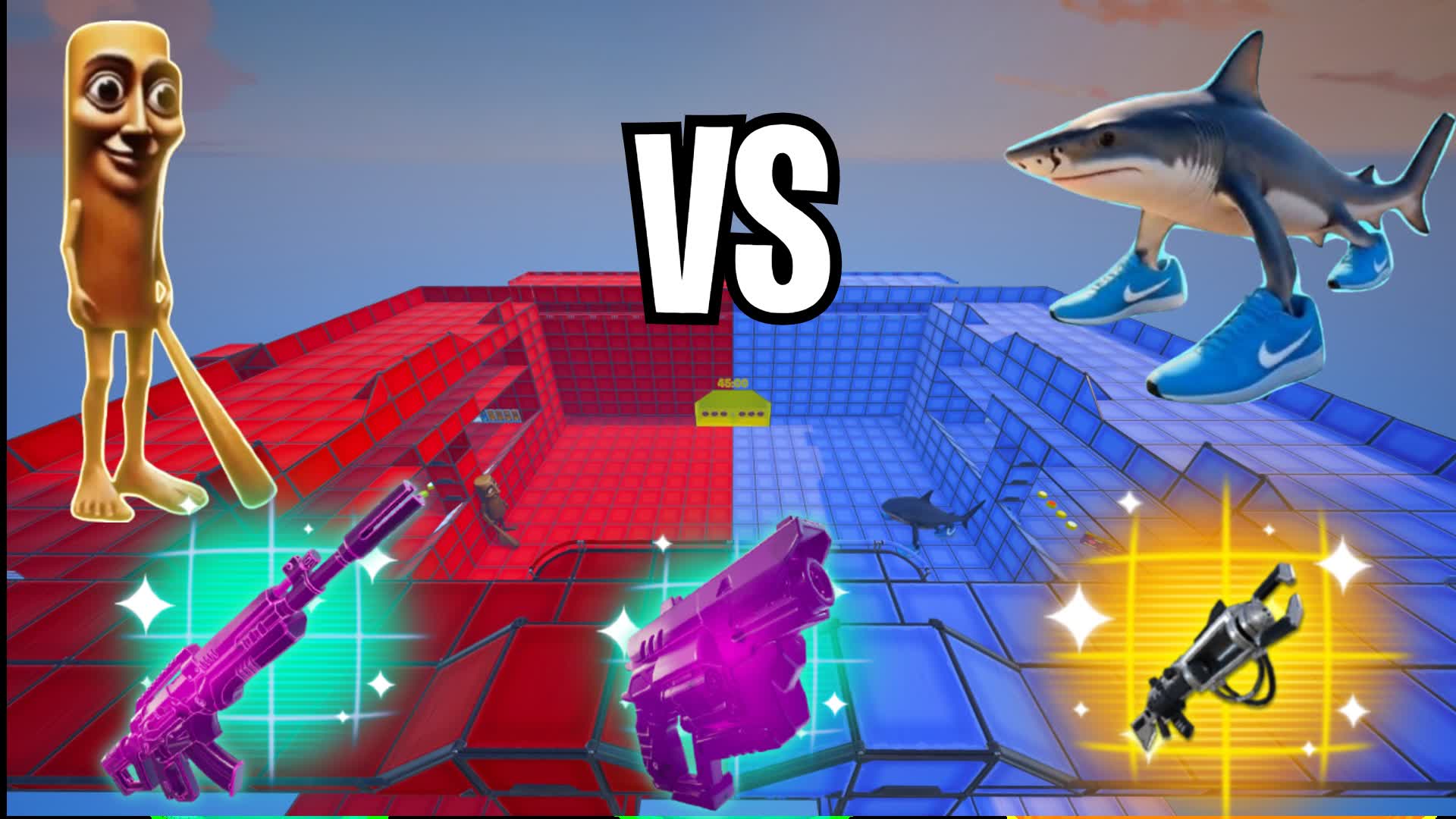 RED VS BLUE BRAINROT 🔴🔵 2684-1308-6307 by brujo-ninja - Fortnite