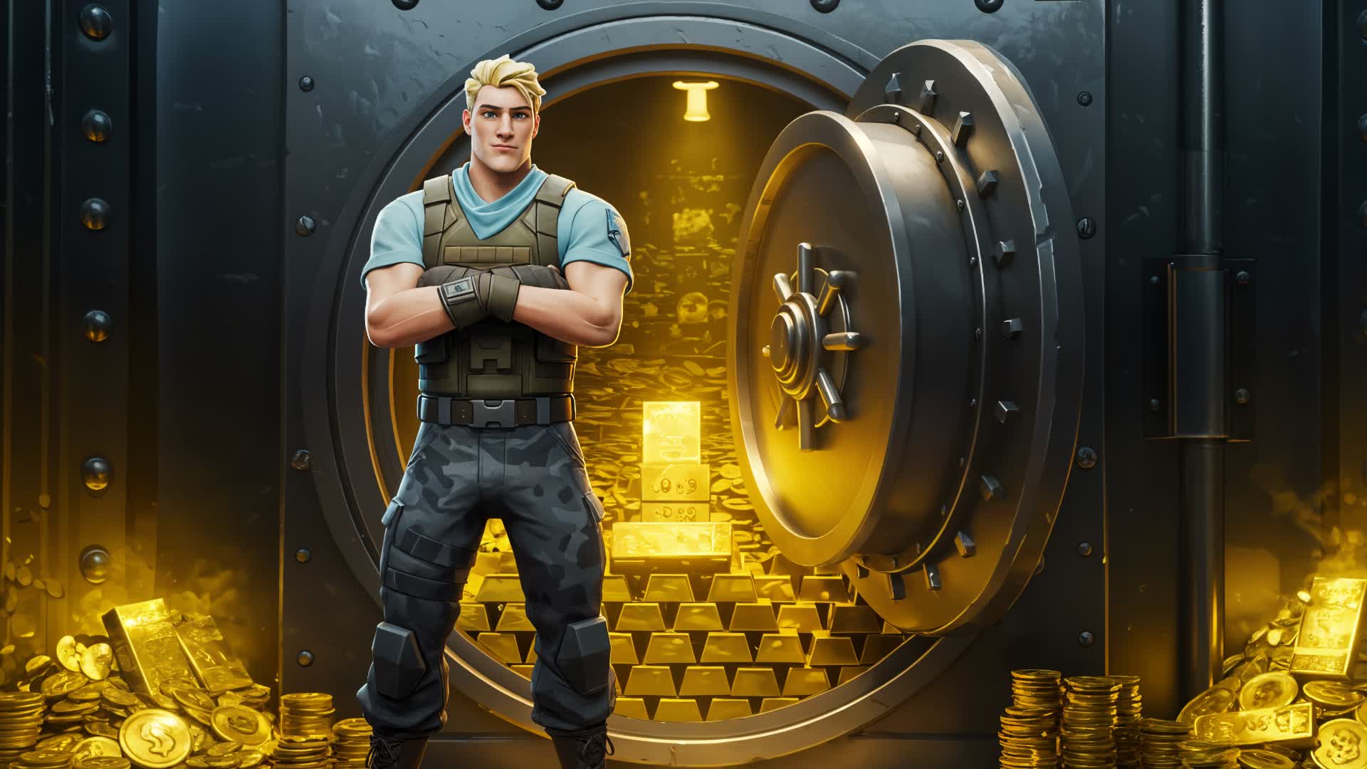 THE BANK VAULT PIT - FREE FOR ALL 0667-6891-6299 by ialien - Fortnite ...