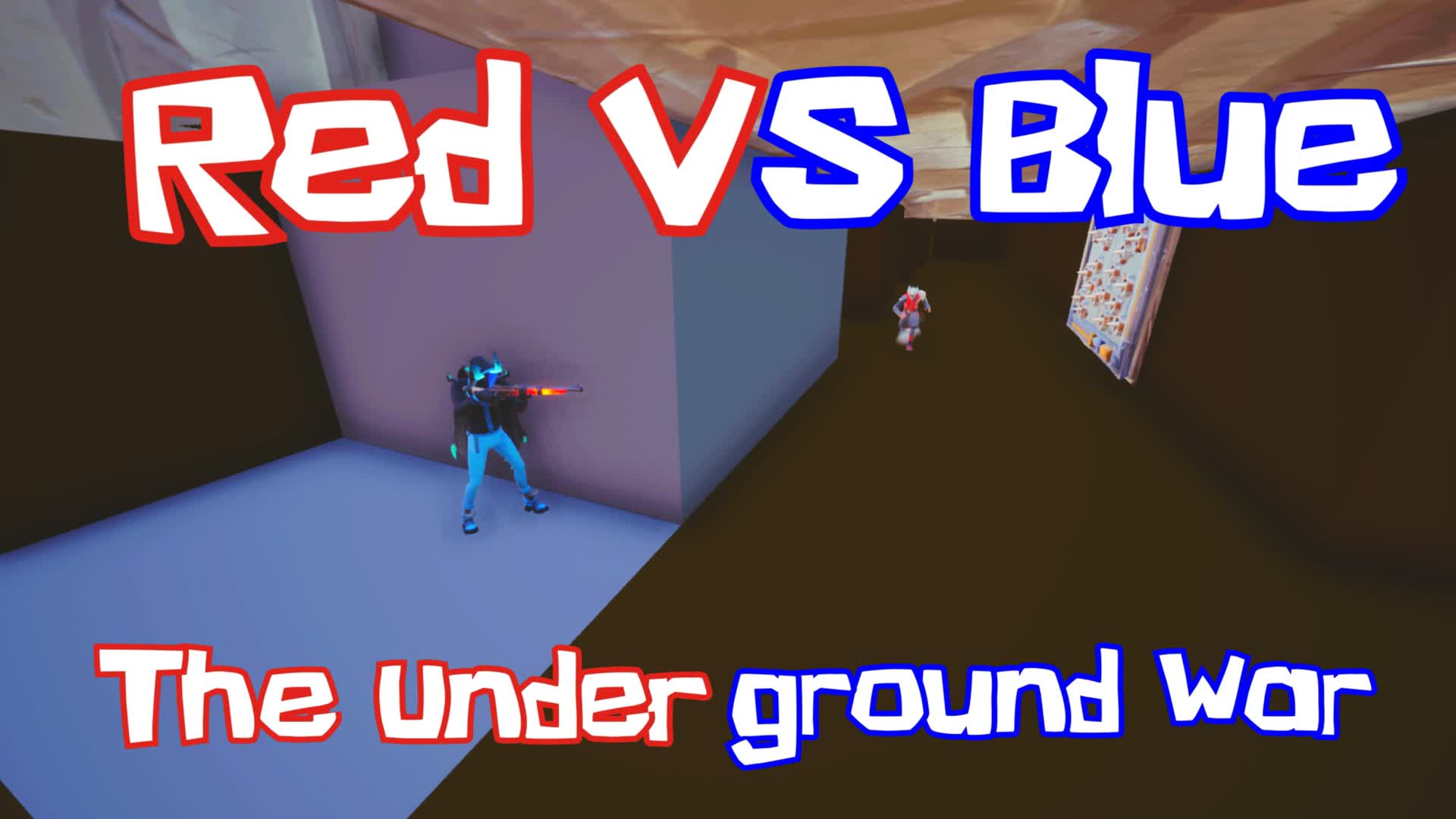 Underground Red Vs Blue 0023-8525-9070 by cyberjamm - Fortnite Creative ...