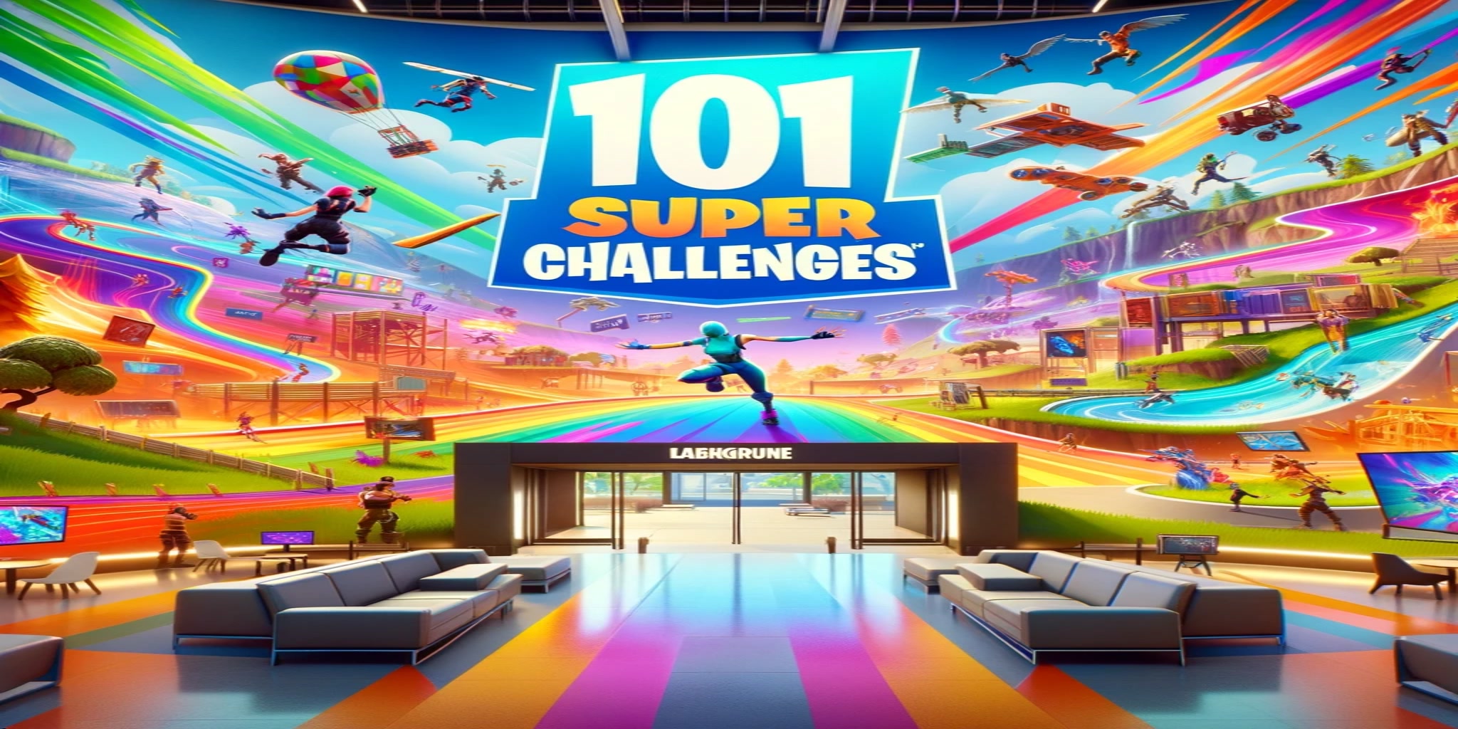 ⭐ 101 SUPER CHALLENGES ⭐ 7663-7557-6261 by daliuscb - Fortnite Creative Map Code - Fortnite.GG