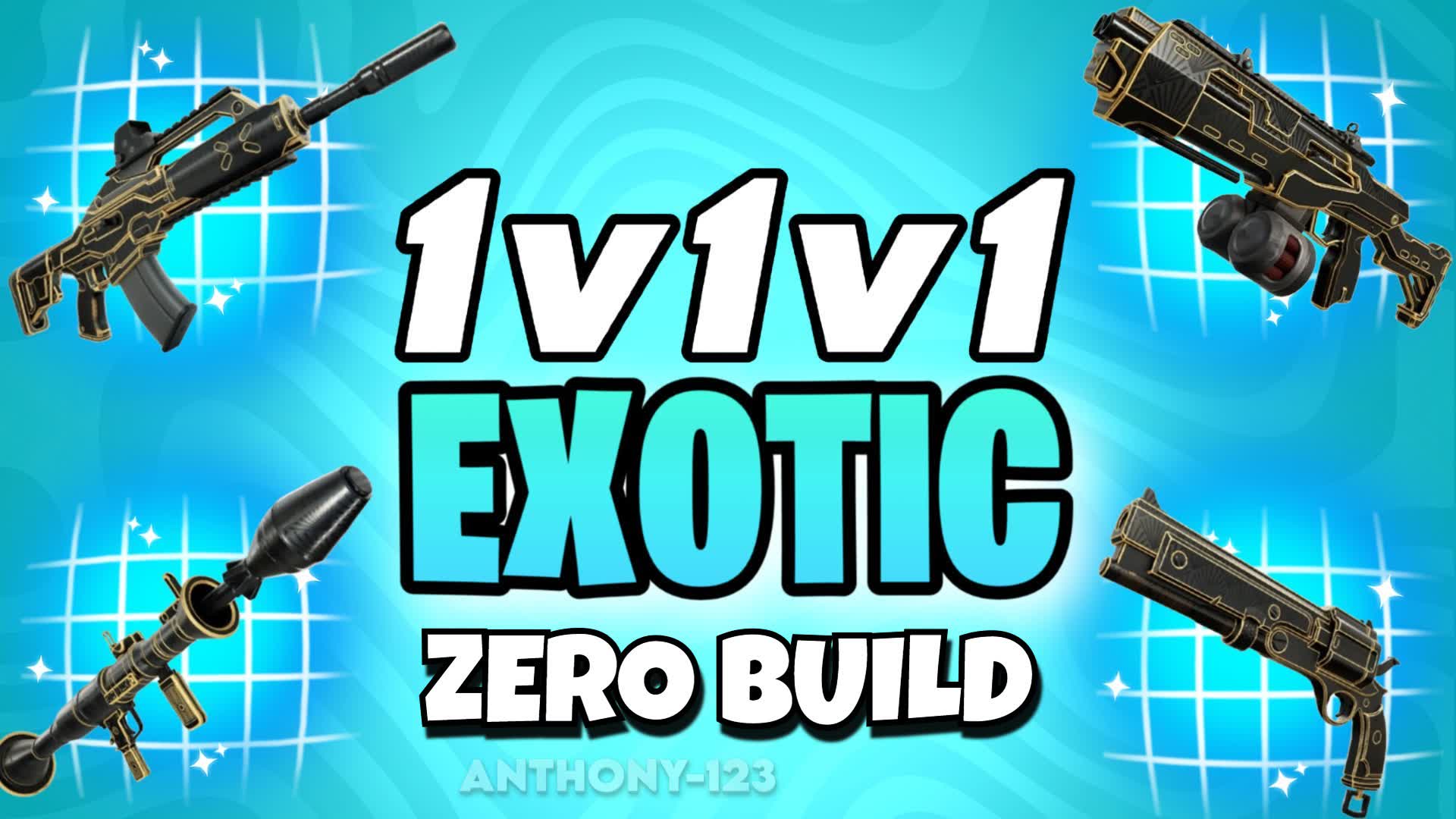 1v1v1 EXOTIC PVP 1v2 ZERO BUILD FFA PRO 6575-0569-7949 by anthony-123 - Fortnite Creative Map ...