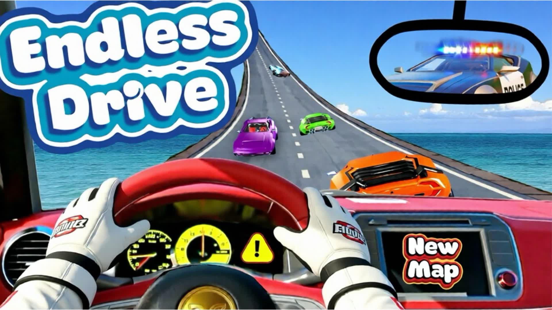 Endless Drive - Mega Ramp - Car City 4419-0953-4682 by foxware - Fortnite